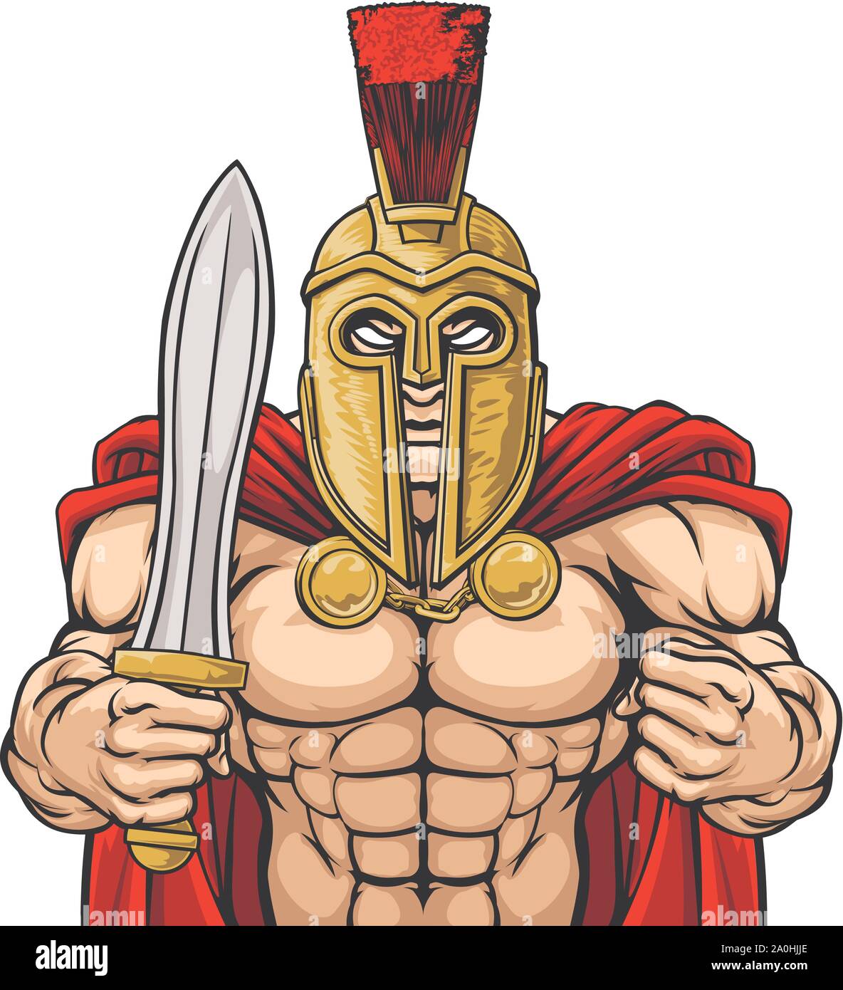 Spartan Trojan Sports Mascot Stock Vector Image & Art - Alamy