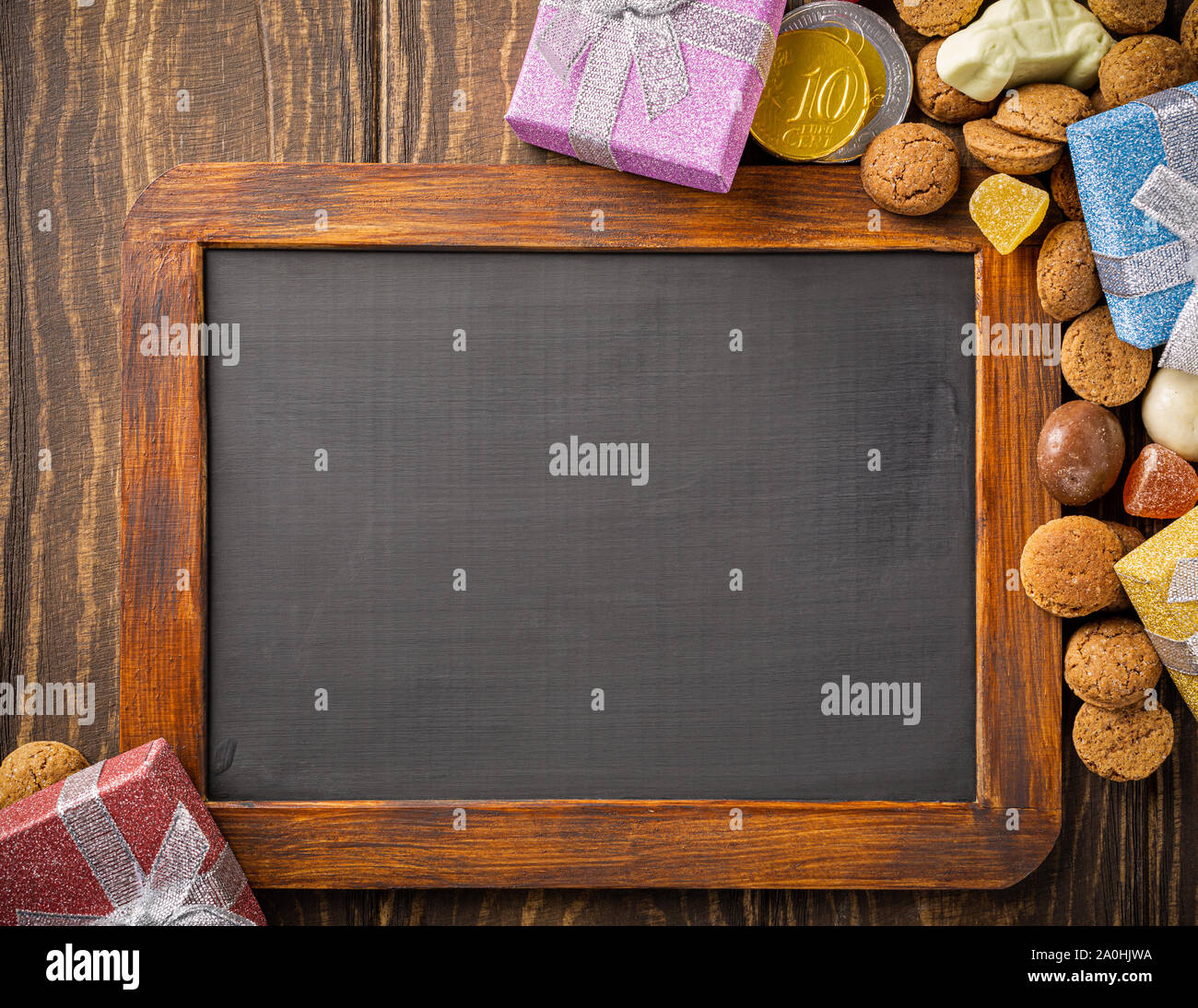 Dutch holiday Sinterklaas background Stock Photo - Alamy