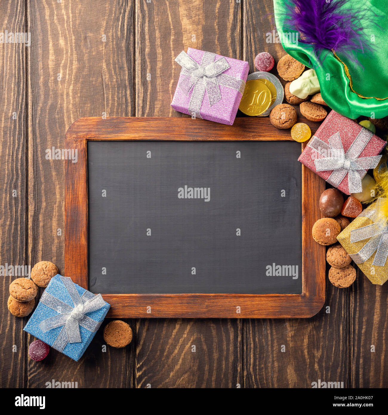 Dutch holiday Sinterklaas background Stock Photo - Alamy