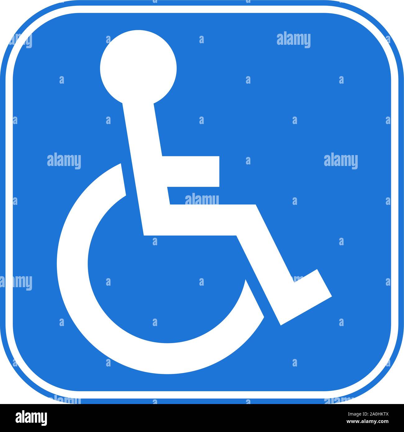 Disabled Handicap Icon Stock Vector Image & Art - Alamy