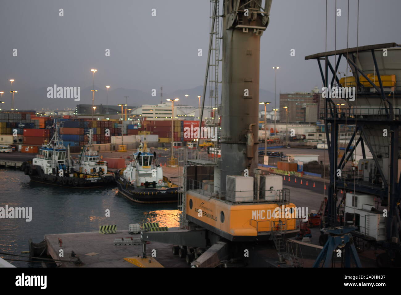 Callao, Peru. Port operation Stock Photo - Alamy