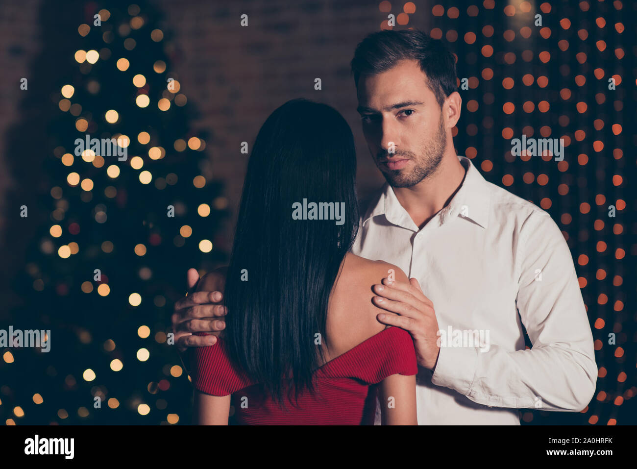 Hold by shoulders hi-res stock photography and images - Alamy