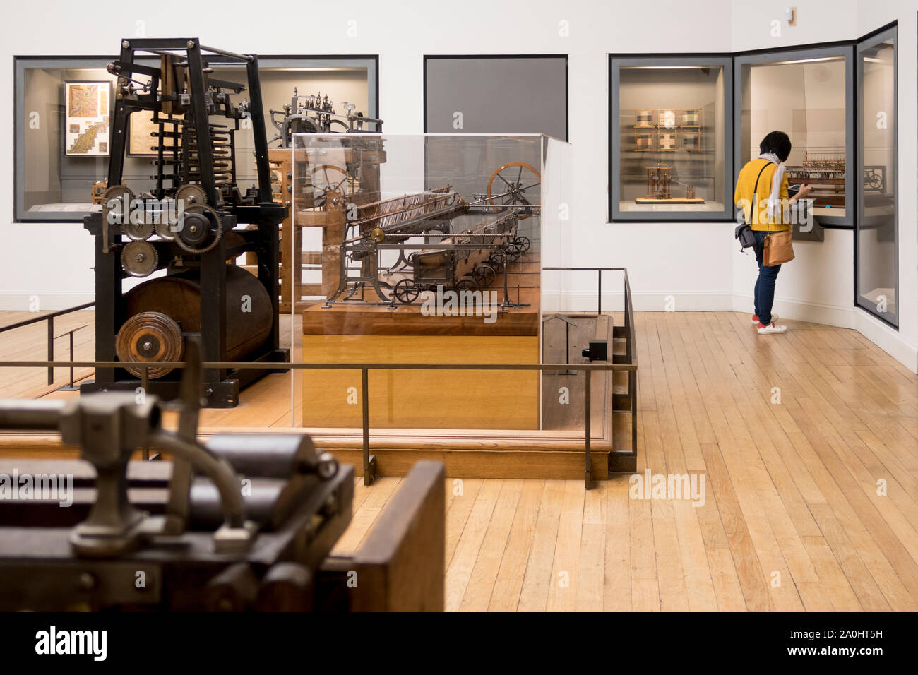 2019: Paris, France - Sept 01, 2019: Visitors at the The Musee des Arts ...