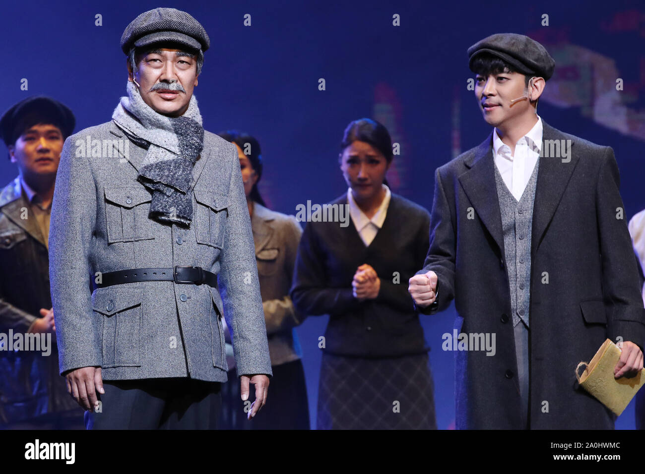 20th Sep, 2019. S. Korean actors Hur Do-young and Kang Shin-koo South ...