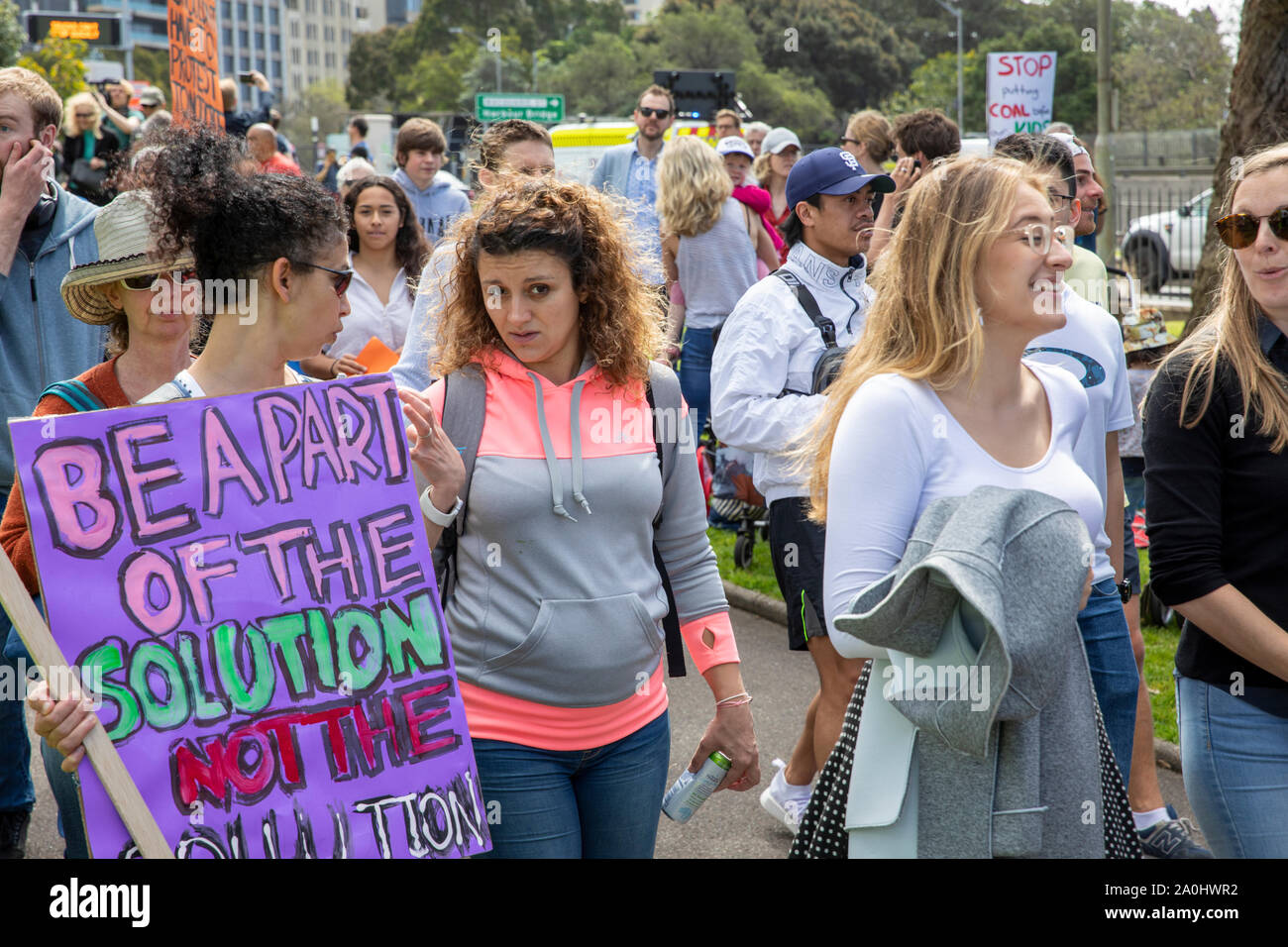 School children protest at the Sydney global climate change strike in ...