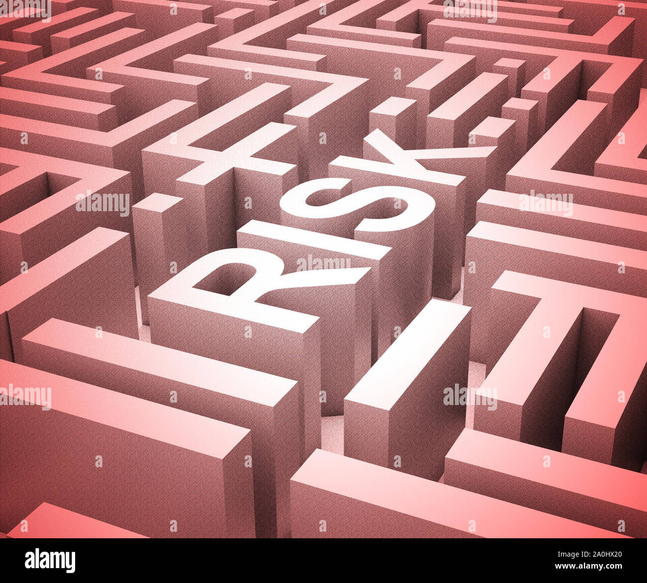 Risk management icon concept means mitigating against danger and ...