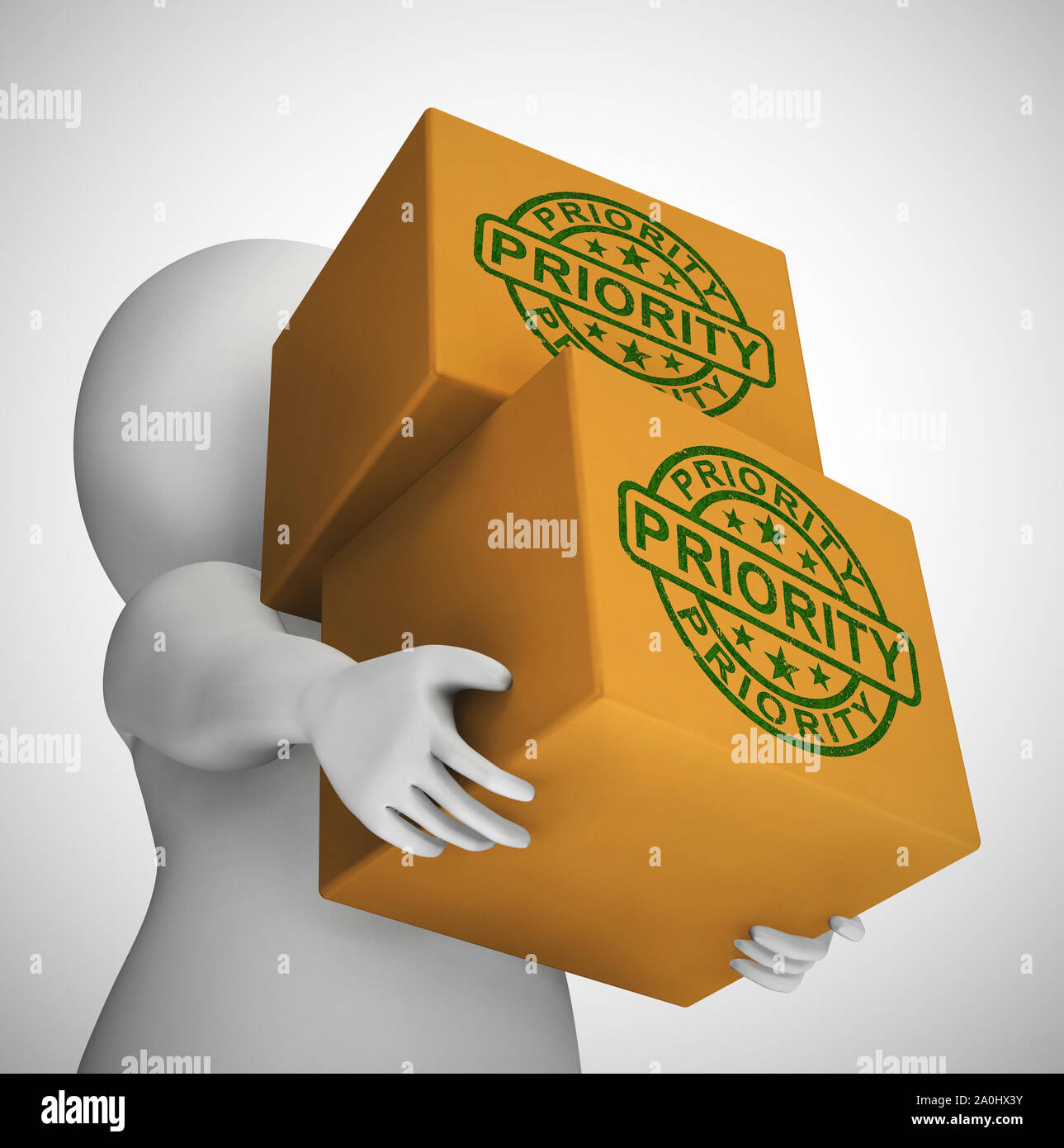 Priority concept icon means important or crucial documents. Urgent ...