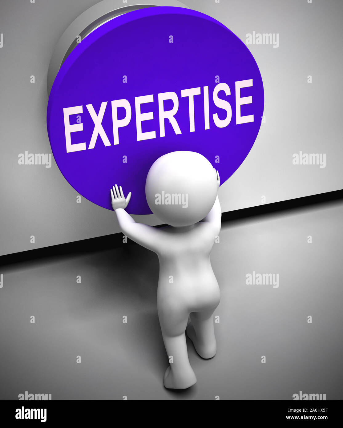 Expertise icon concept meaning mastery and knowledge. Professional ...