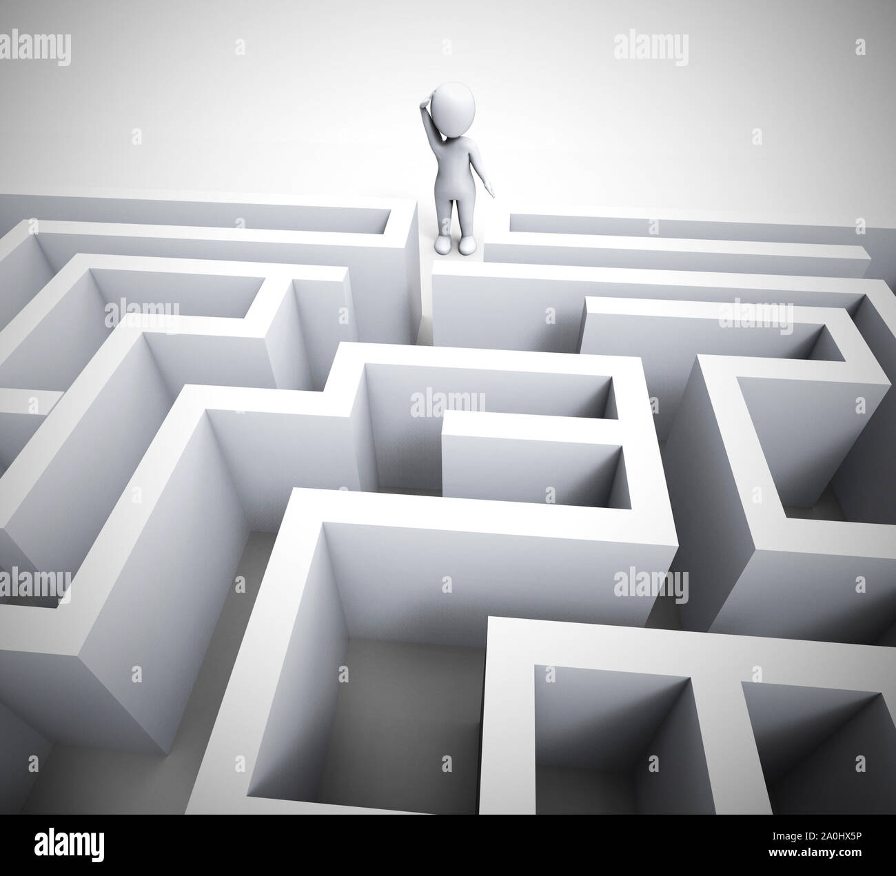 Confused by a maze and Bewildered on solution. Choosing a path or ...