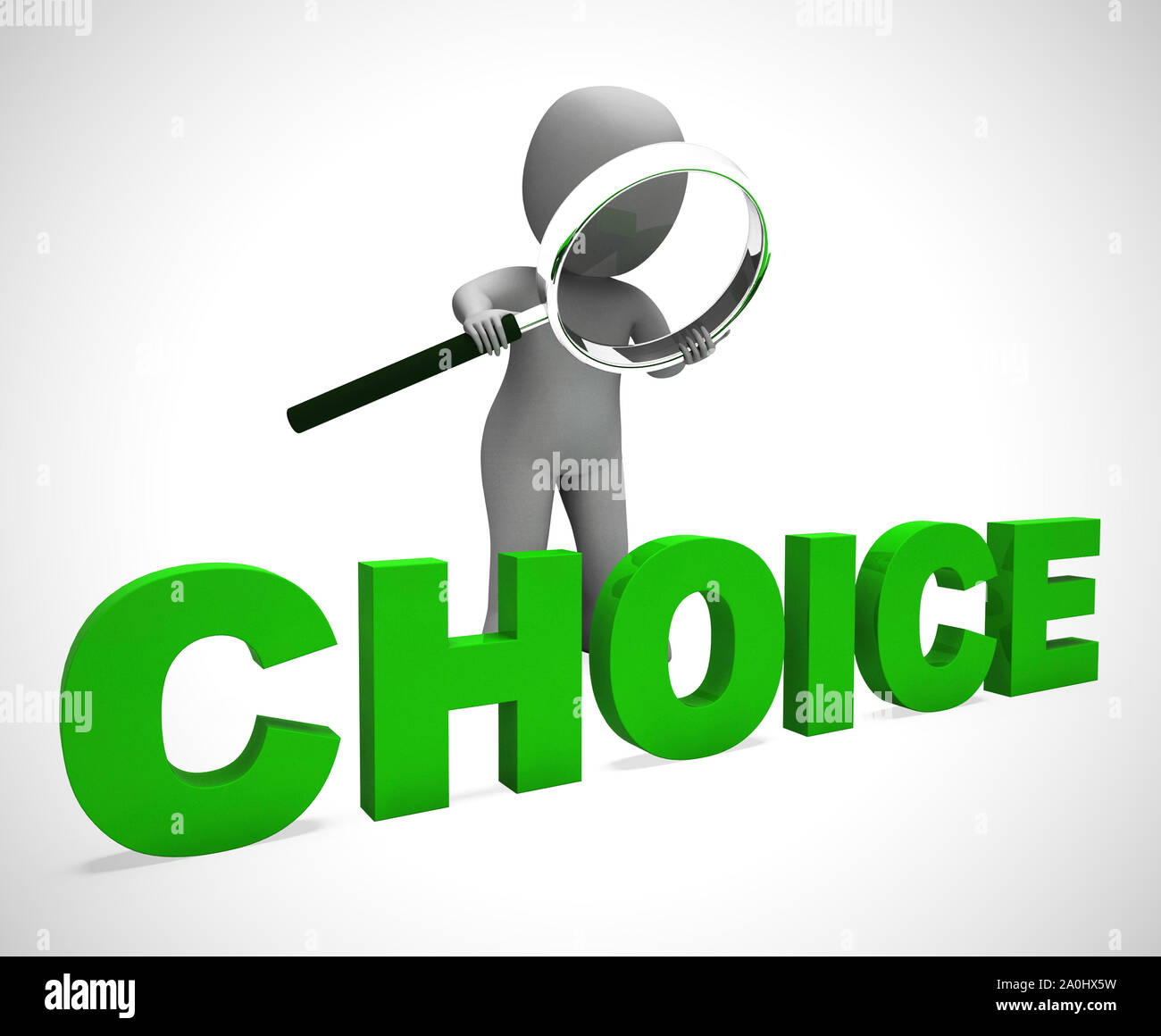 Choice concept icon means having options to decide preferences. Choose ...