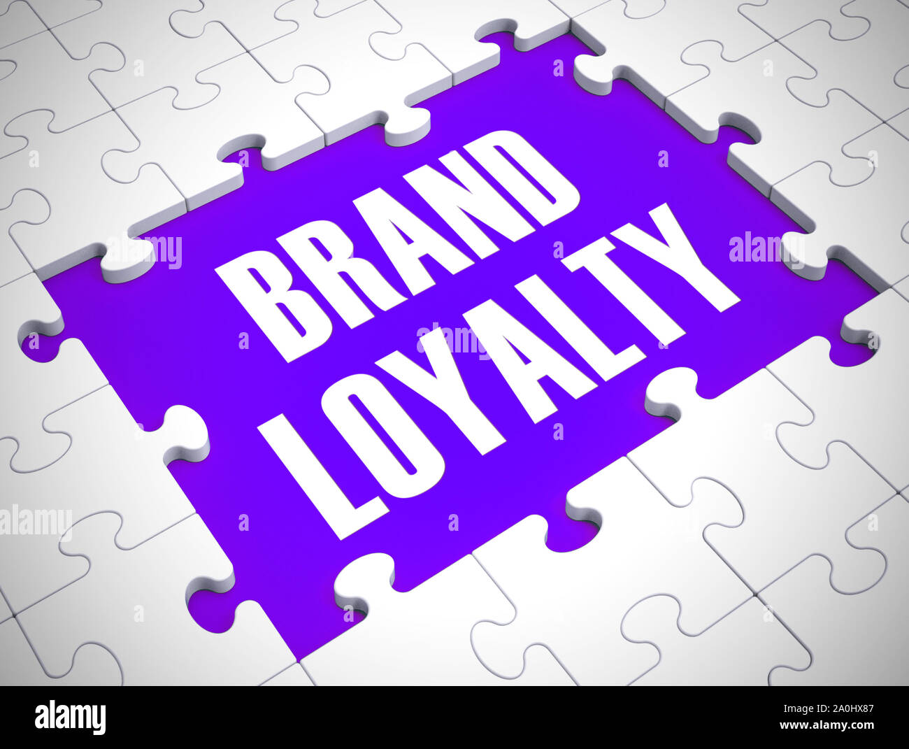 Brand loyalty devotion to a company achieved by distinctive products ...