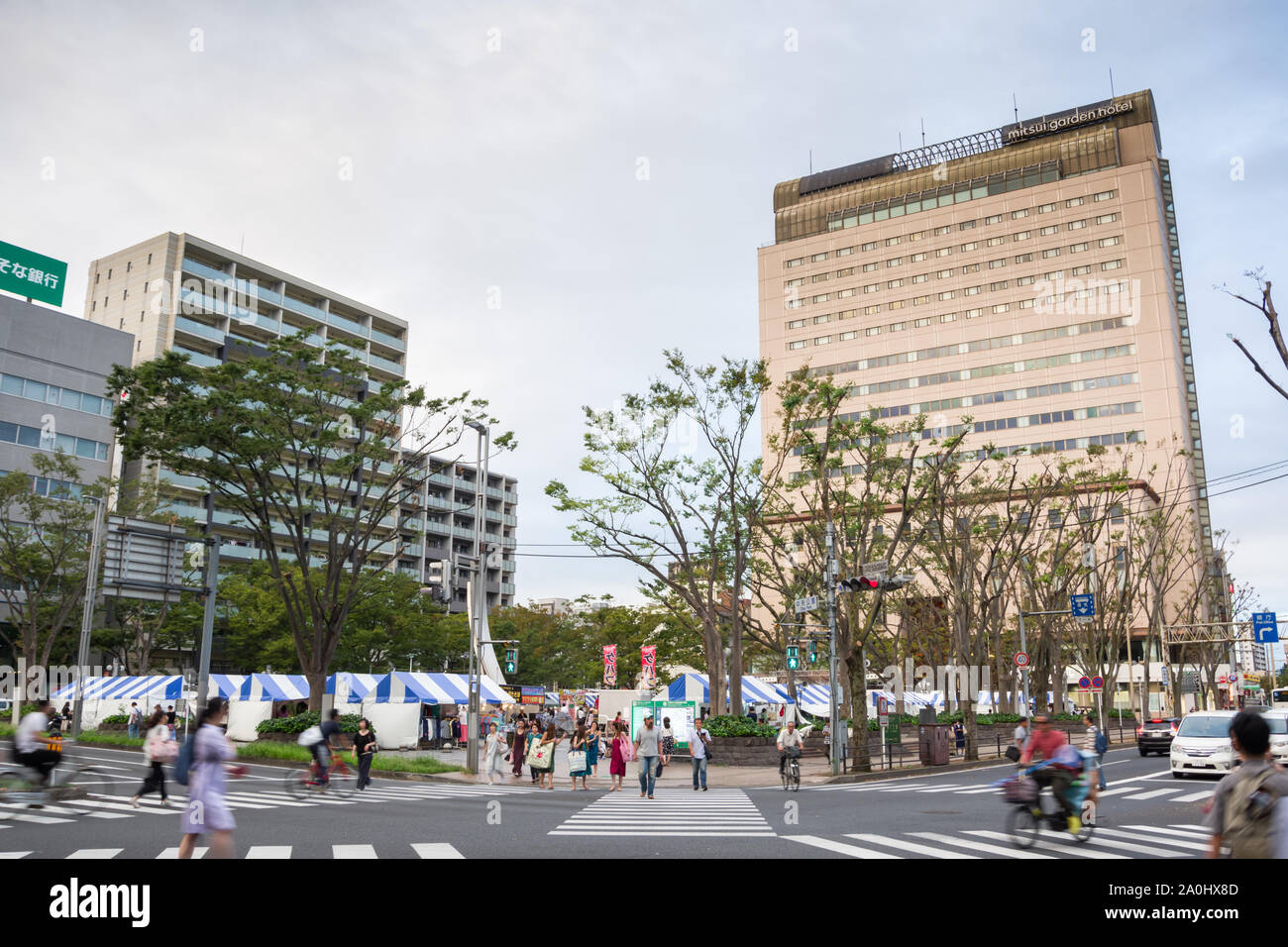Chiba, Japan, 09/16/2019 , Aloha festival in Chiba central park on ...