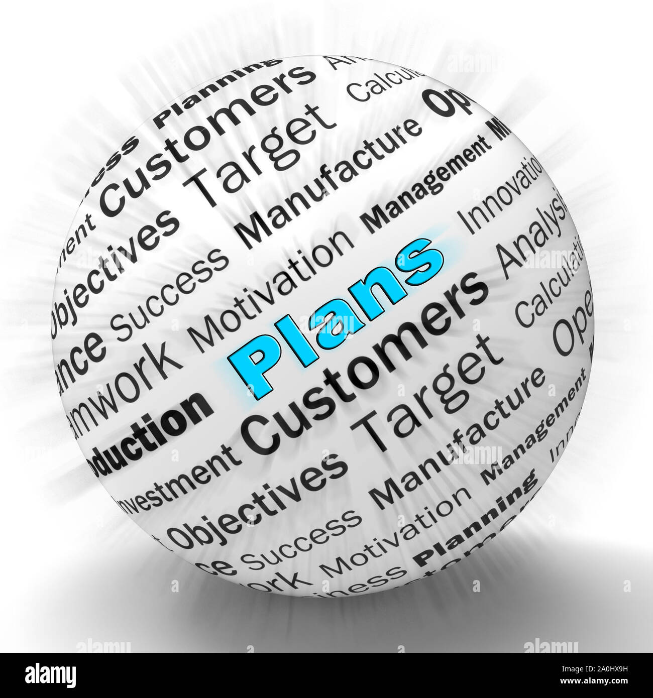 Plans concept icon means preparation and organisation of a project ...