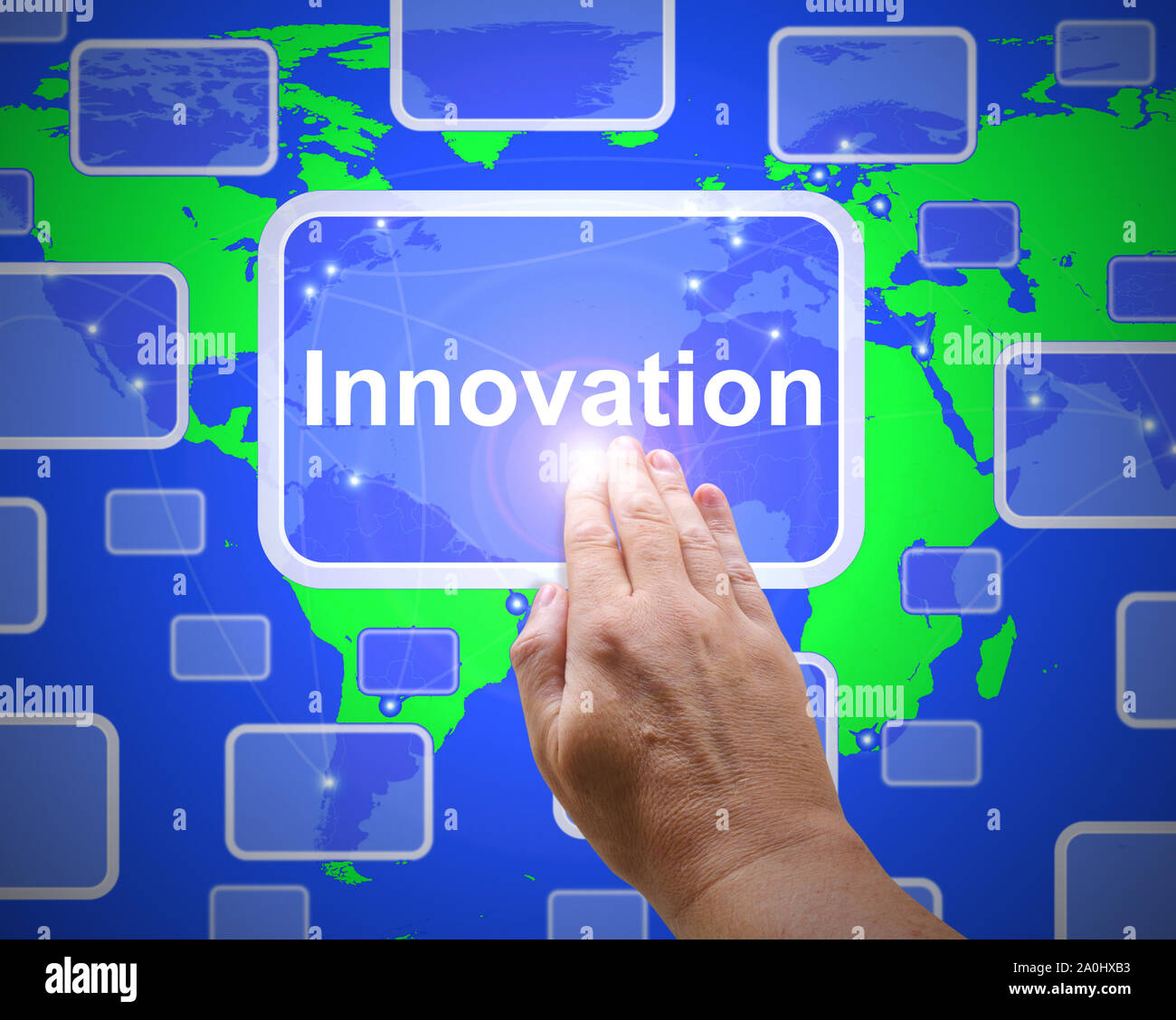 Innovation concept icon means creation using revolutionary ideas ... Innovation concept icon means creation using revolutionary ideas ...