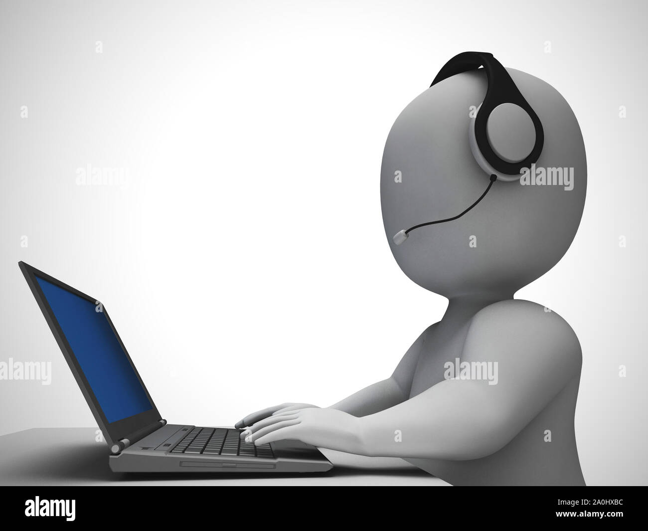 Helpdesk concept icon means guidance and tips to a customer. Assisting ...