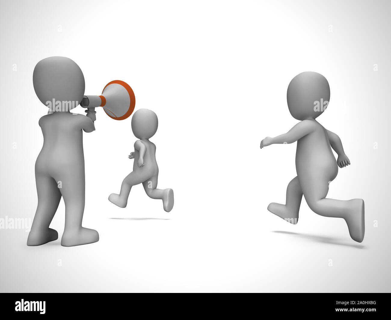 Megaphone used to encourage and inspire. Energise invigorate and ...