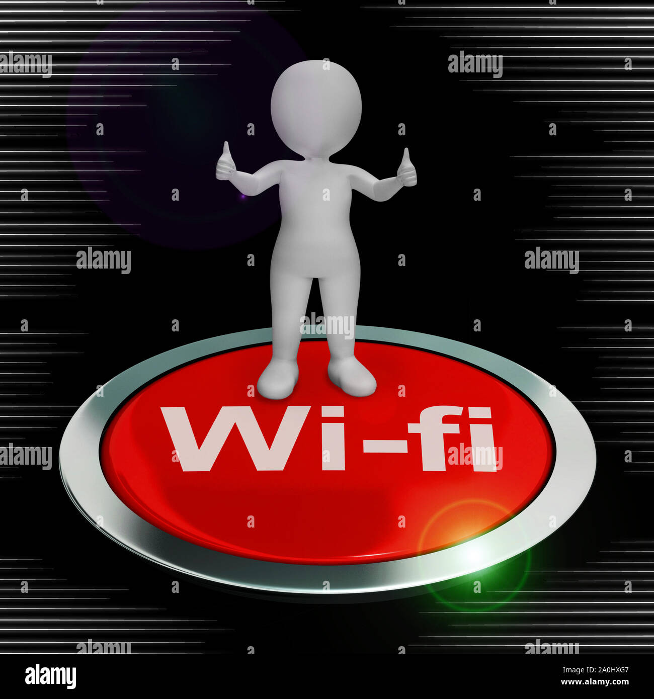 Wi-Fi concept icon means wireless internet connection access. Connected ...