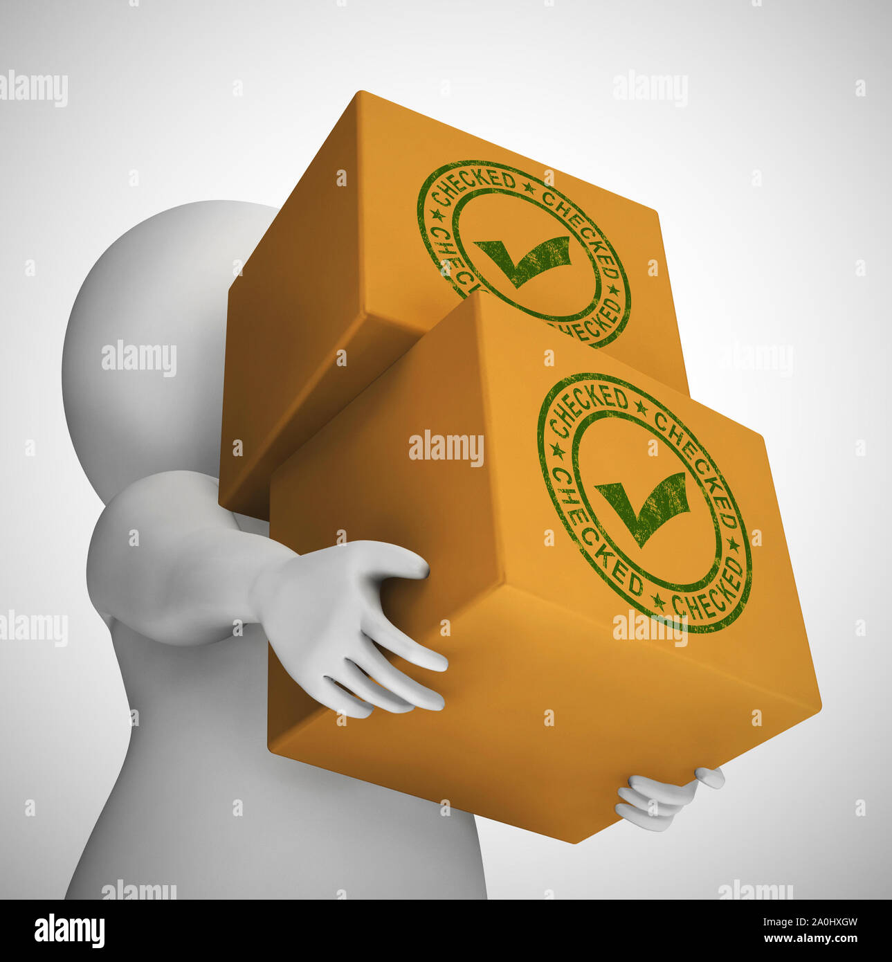 Check mark stamp hi-res stock photography and images - Alamy