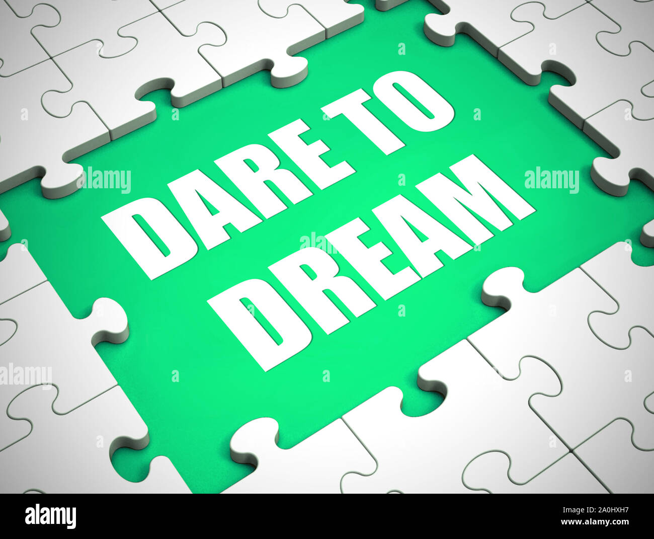 Dare to dream concept icon shows hope for the future. Aspiration ...