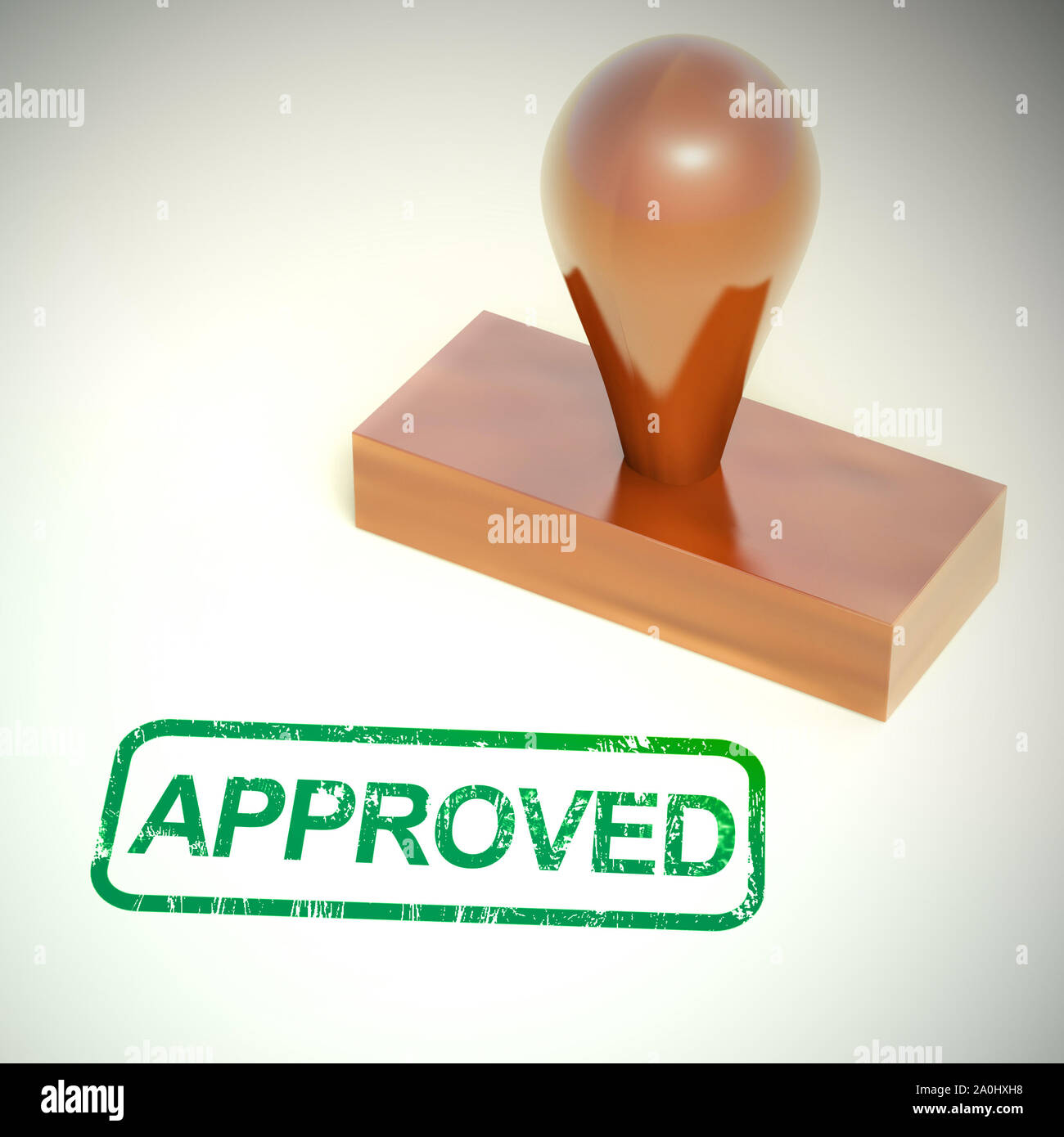 Approved concept icon shows endorsement of a contract to permit ...