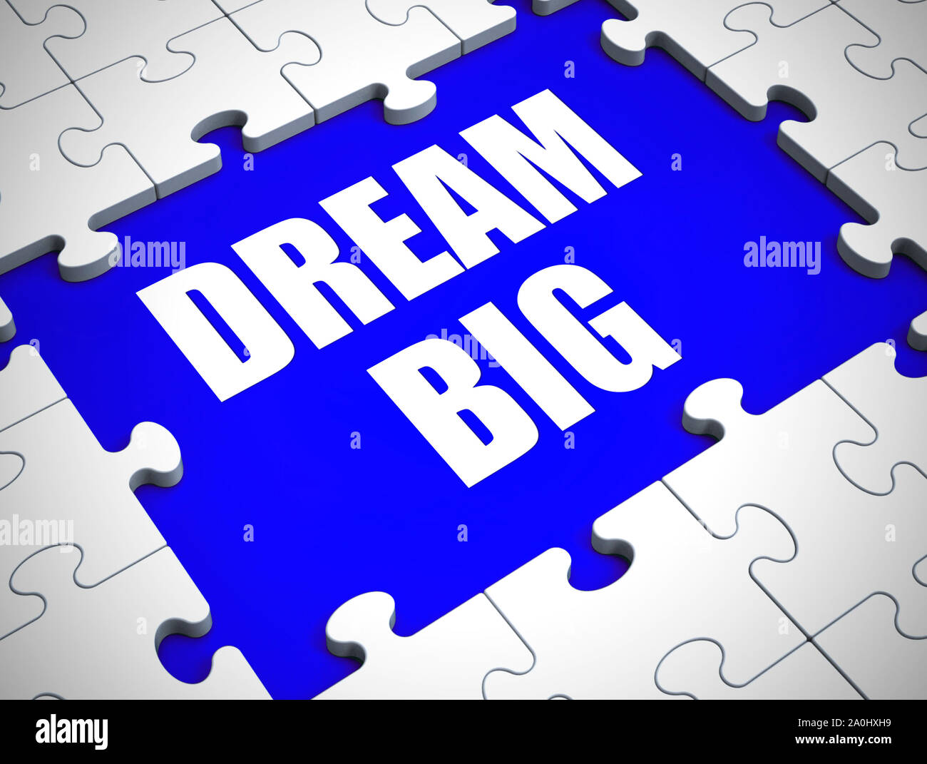 Dream big message means daydreaming about the future. Believing in big ...