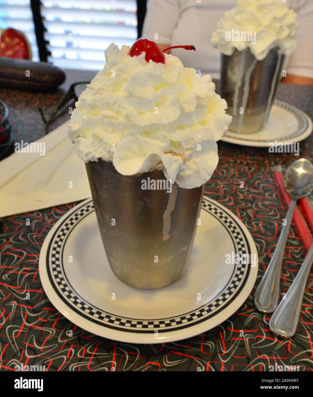 American milk shake hi-res stock photography and images - Alamy