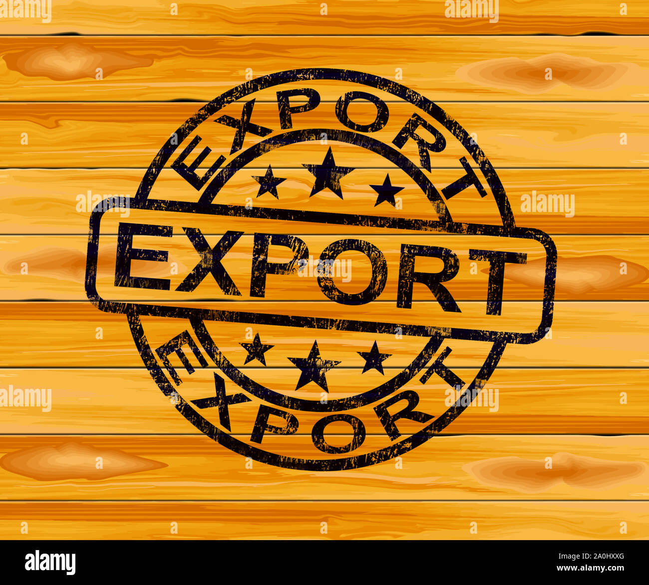 Export concept icon showing exportation of goods and products ...