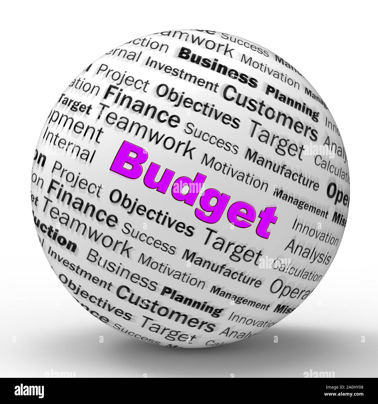 Budget of finances concept icon shows account planning. Expenses or ...