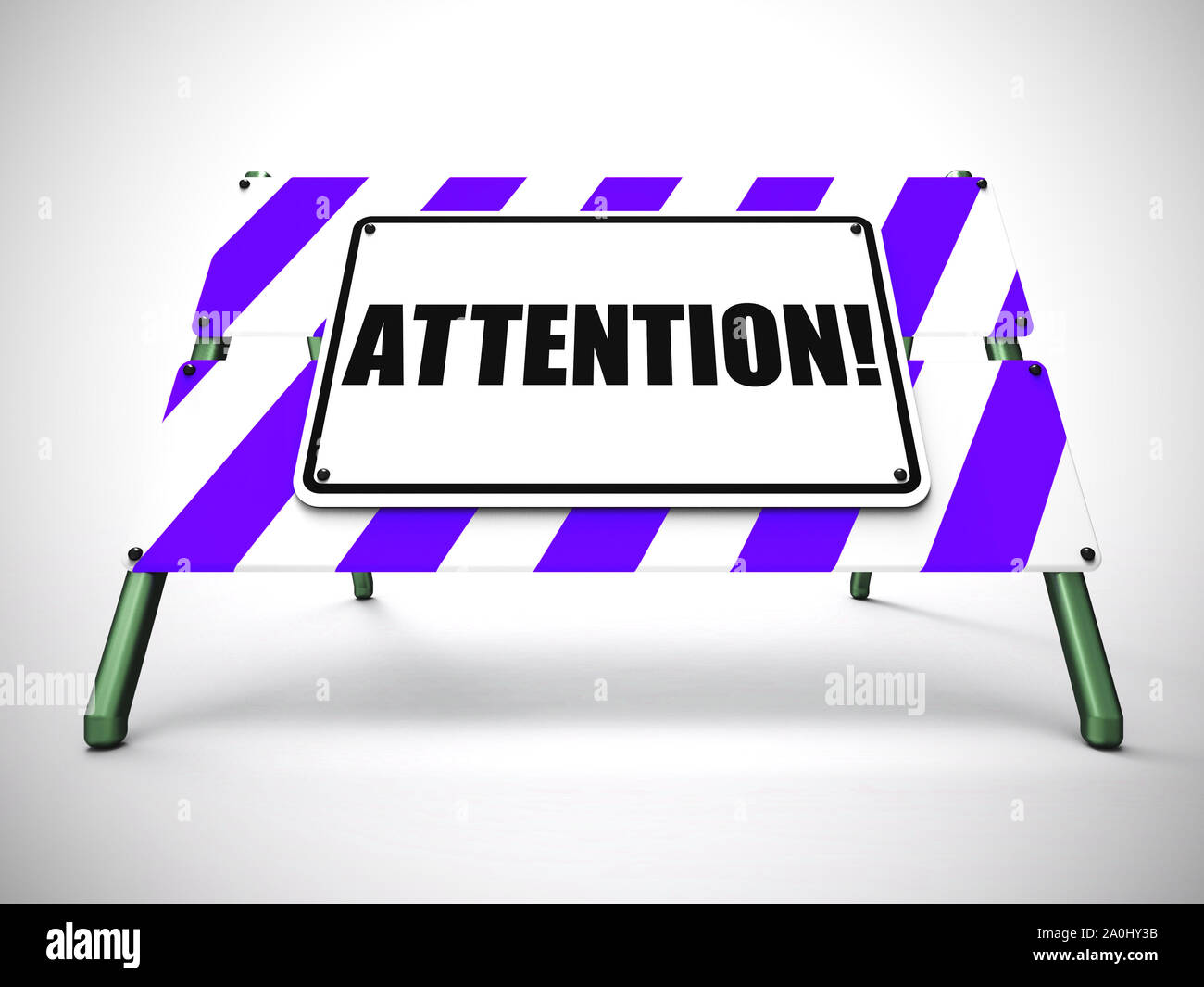 Attention concept icon means watching for danger and hazards. A warning ...