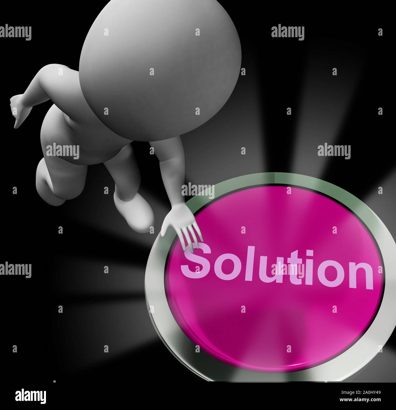 Solution concept icon means resolving and unravelling a problem ...
