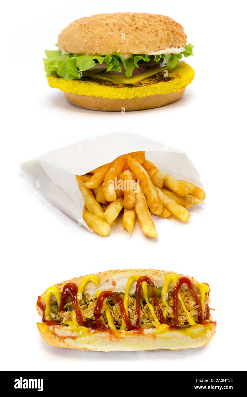 Collage Di Logo Fast Food
