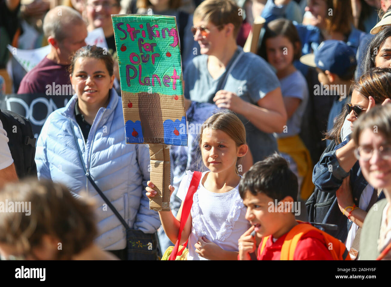 Climate change slogans hi-res stock photography and images - Alamy