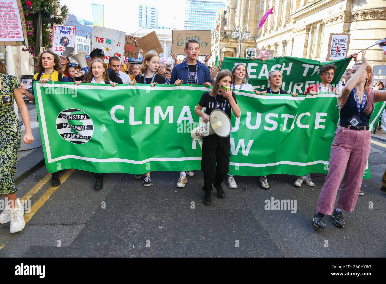 Climate change slogans hi-res stock photography and images - Alamy