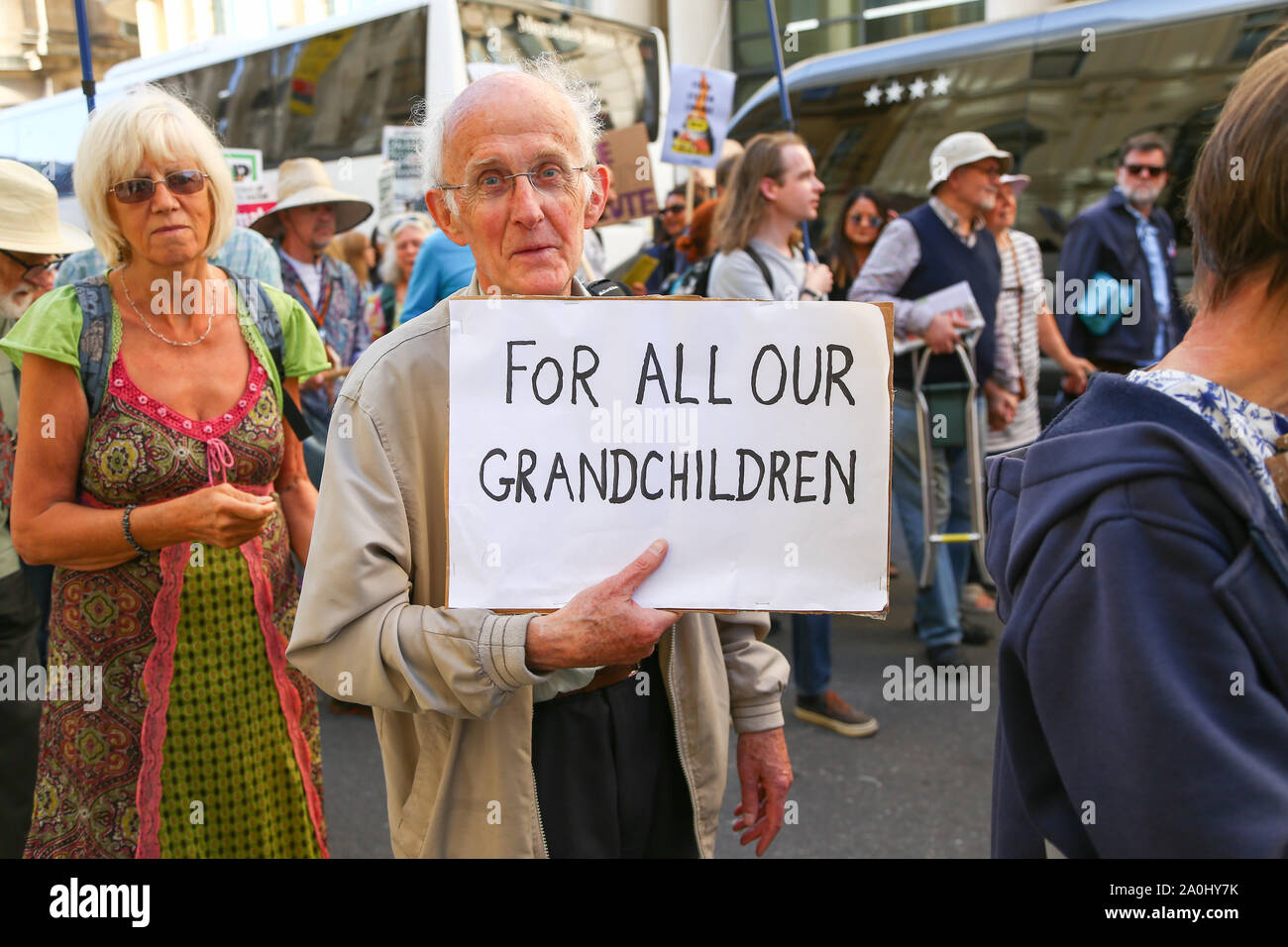 Climate change slogans hi-res stock photography and images - Alamy