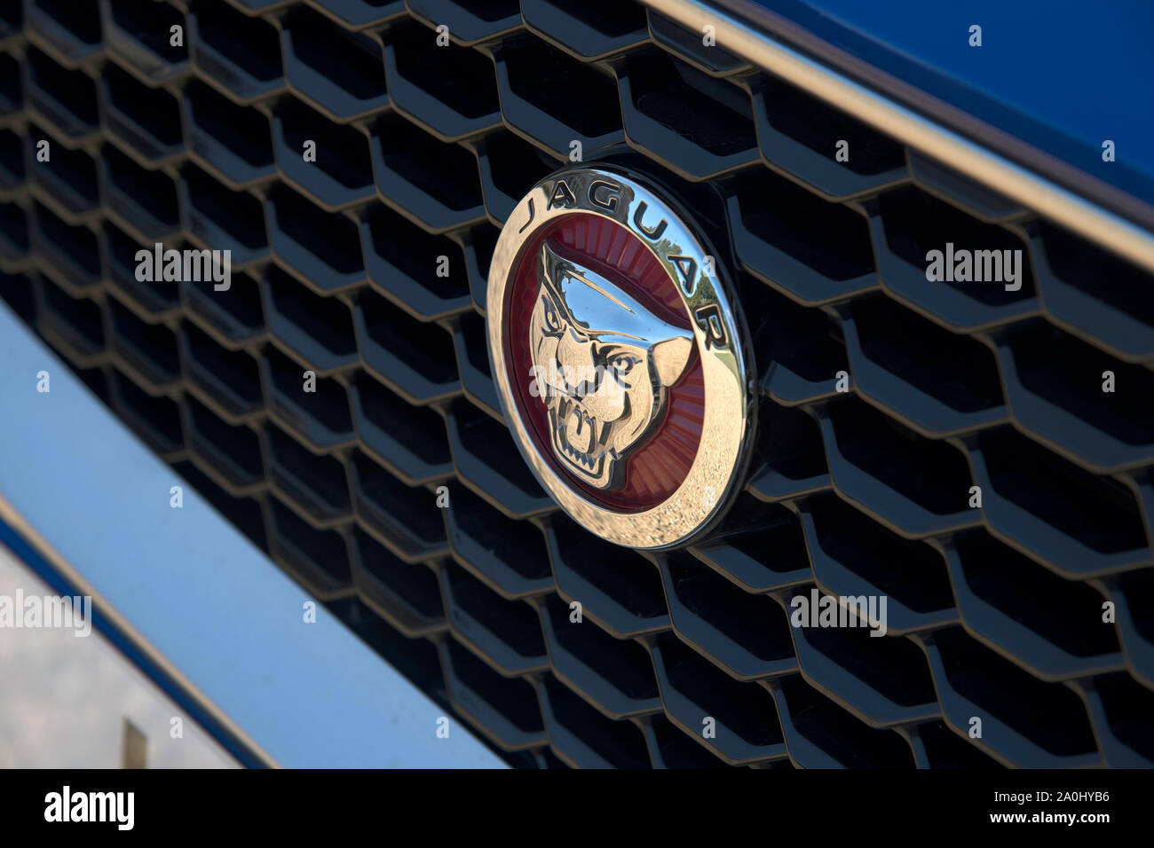 Jaguar car logo hi-res stock photography and images - Alamy