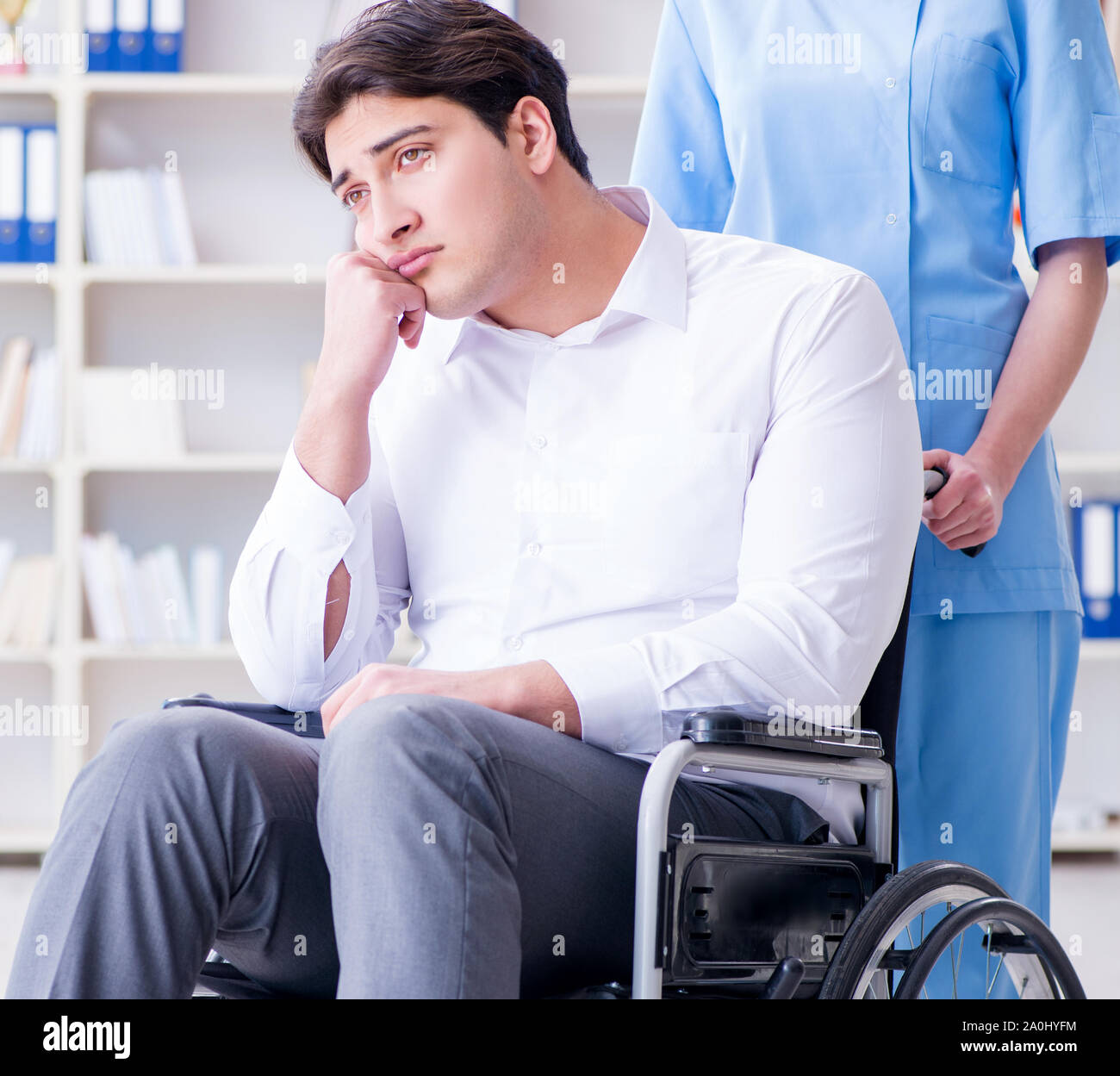 Spinal injury checkup accident hi-res stock photography and images - Alamy