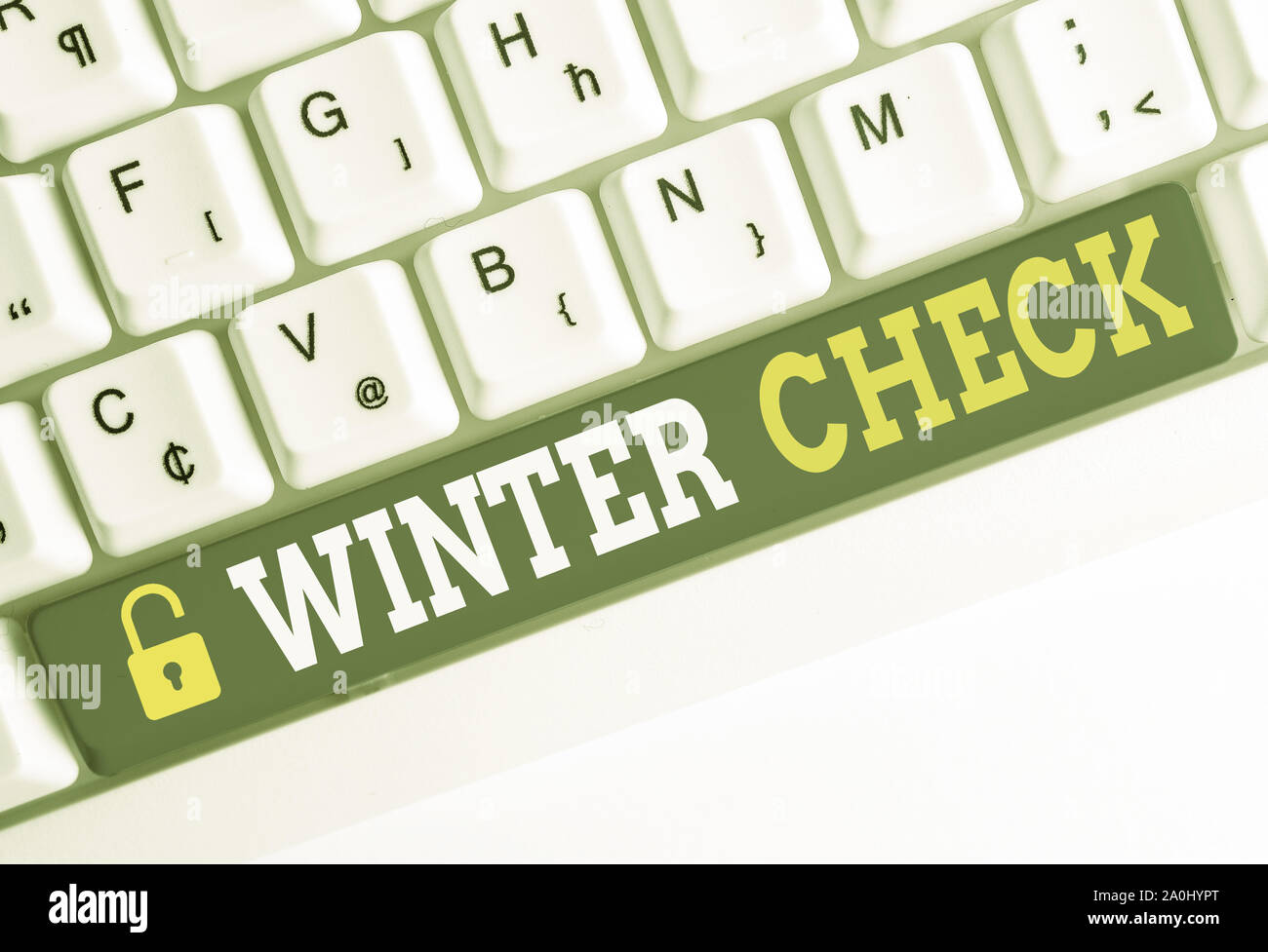 Handwriting text Winter Check. Conceptual photo Coldest Season ...