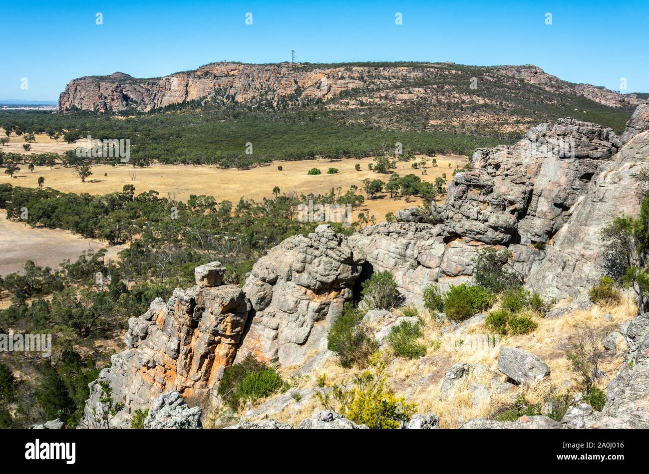 View of Mt Arapiles in Victoria, Australia Stock Photo - Alamy