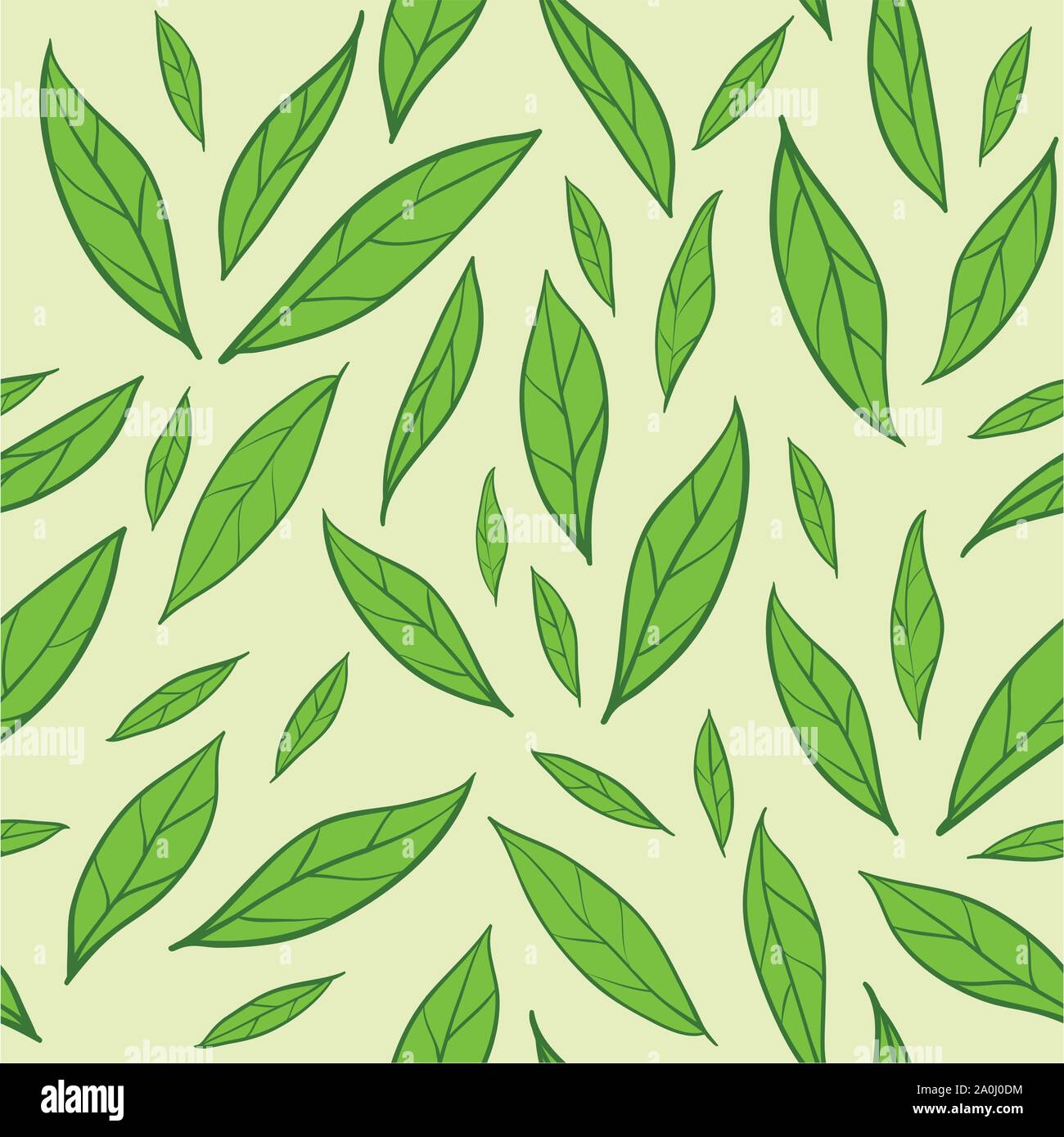 Tea Leaf Pattern Vector