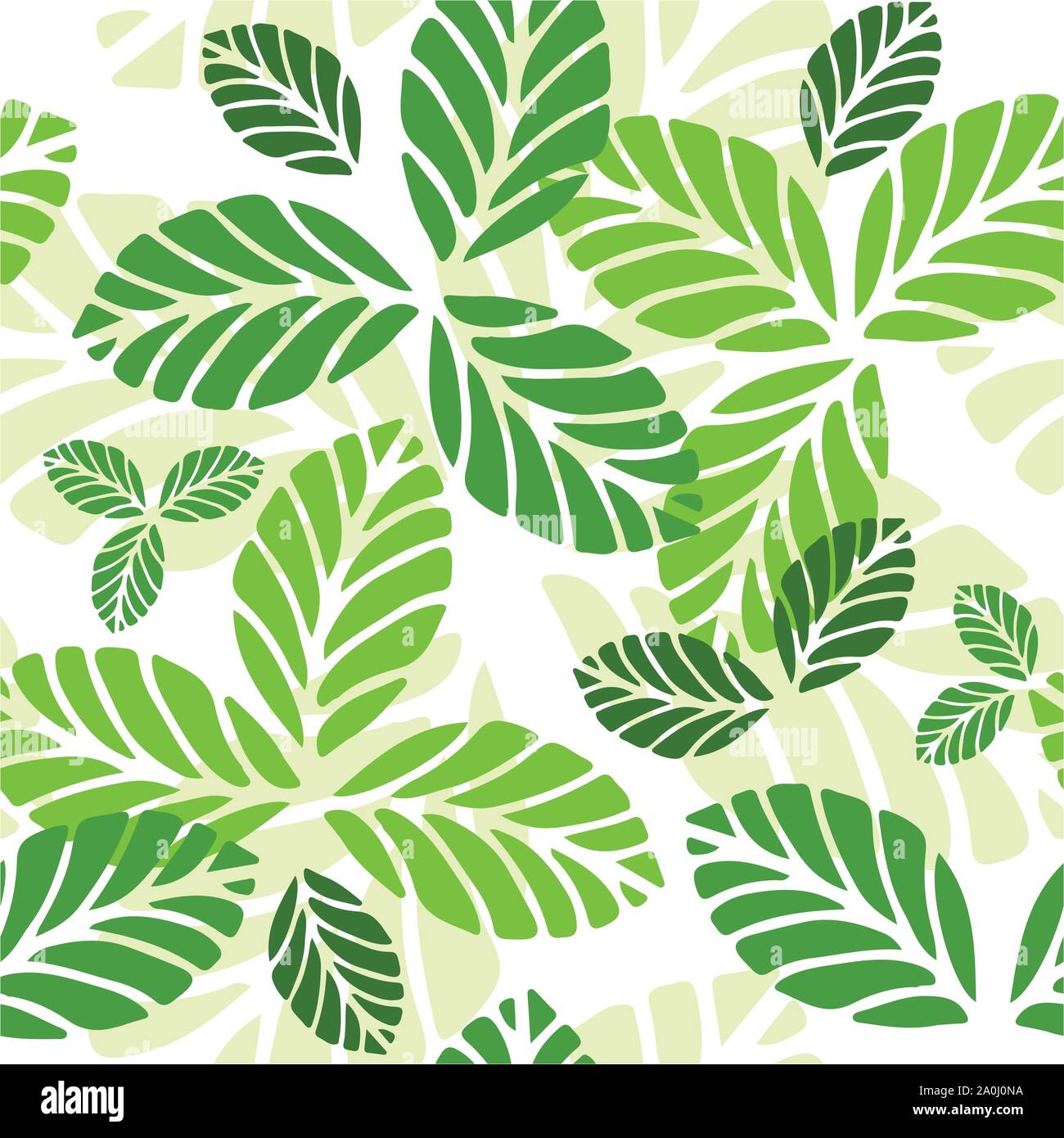 Spring leaves green Stock Vector Images - Alamy