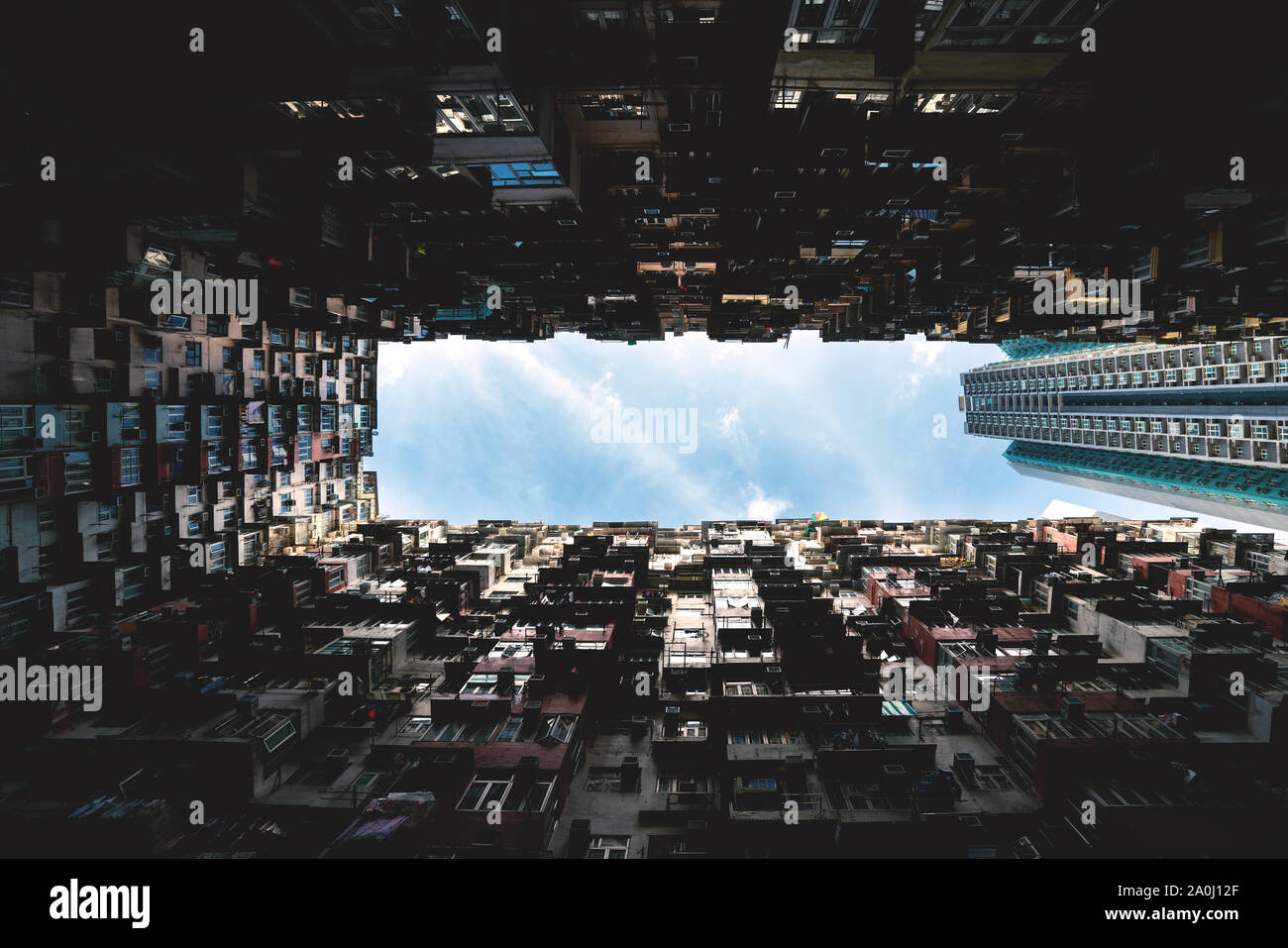 Hong kong building texture hi-res stock photography and images - Alamy