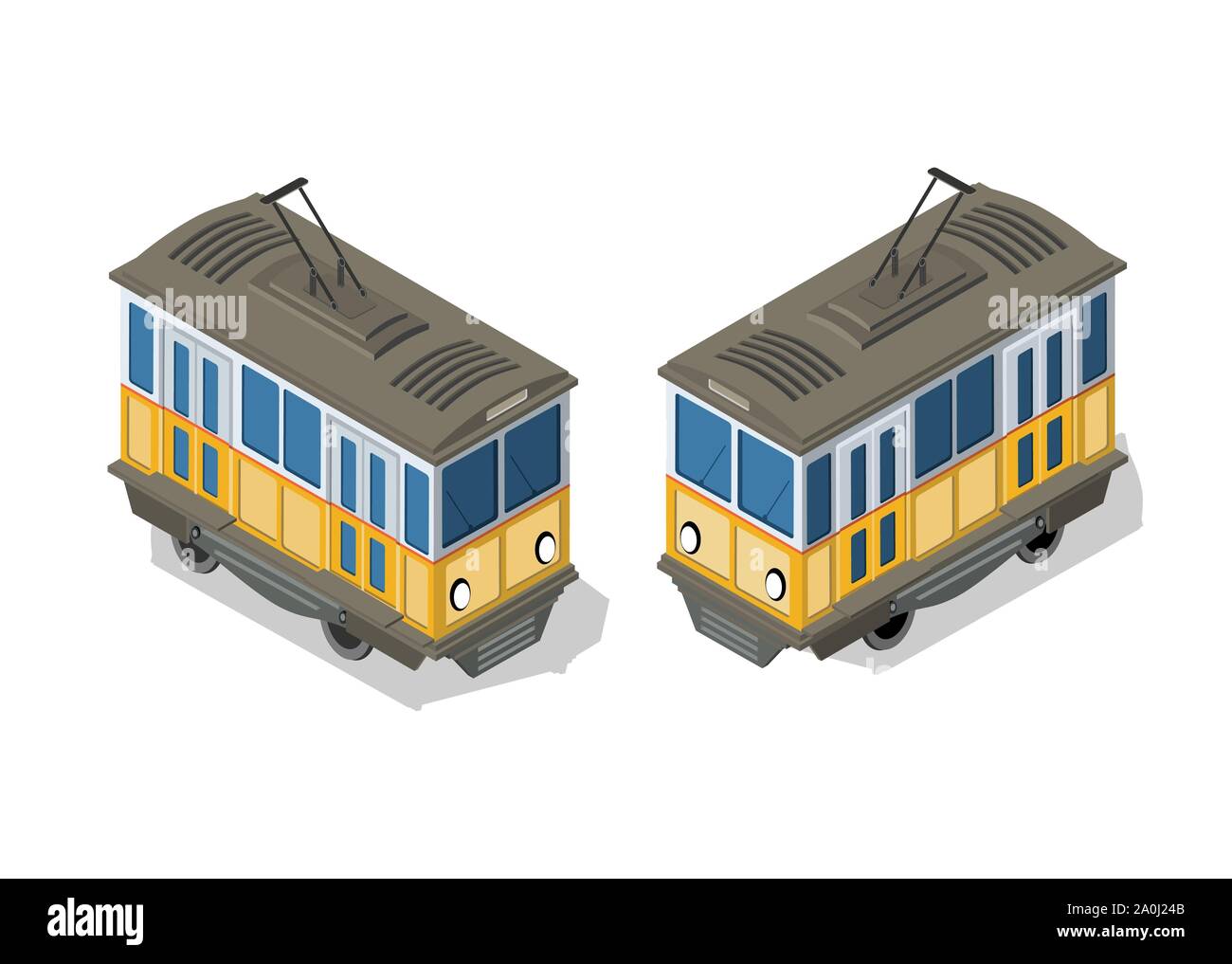 Isometric railroad transportation concept Cut Out Stock Images ...