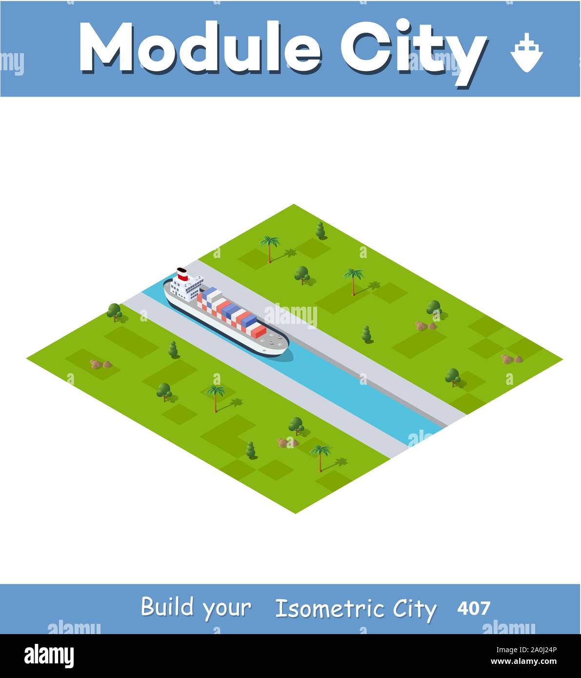 International logistics service isometric Stock Vector Images - Alamy