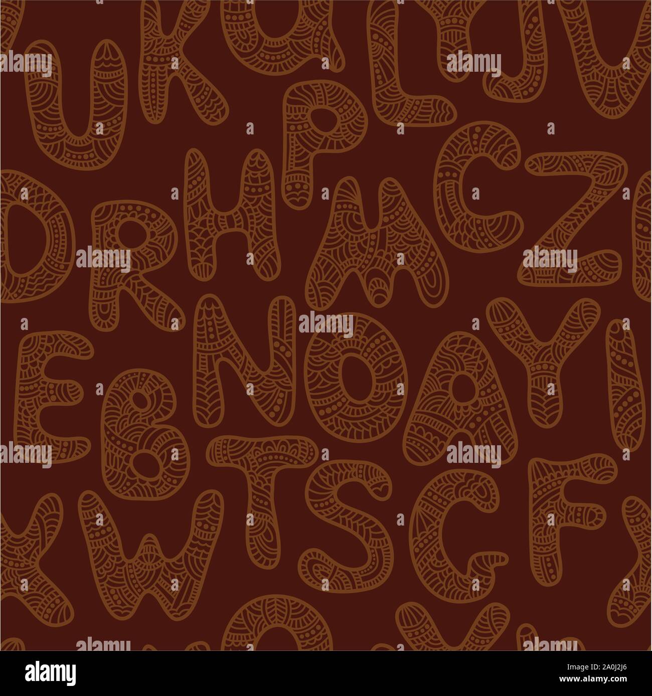 Zentangle font hi-res stock photography and images - Alamy