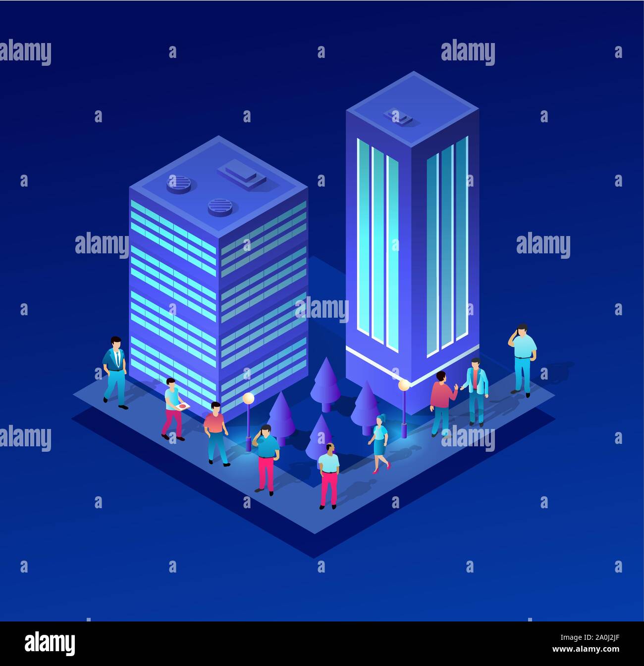 Isometric people urban Stock Vector Image & Art - Alamy