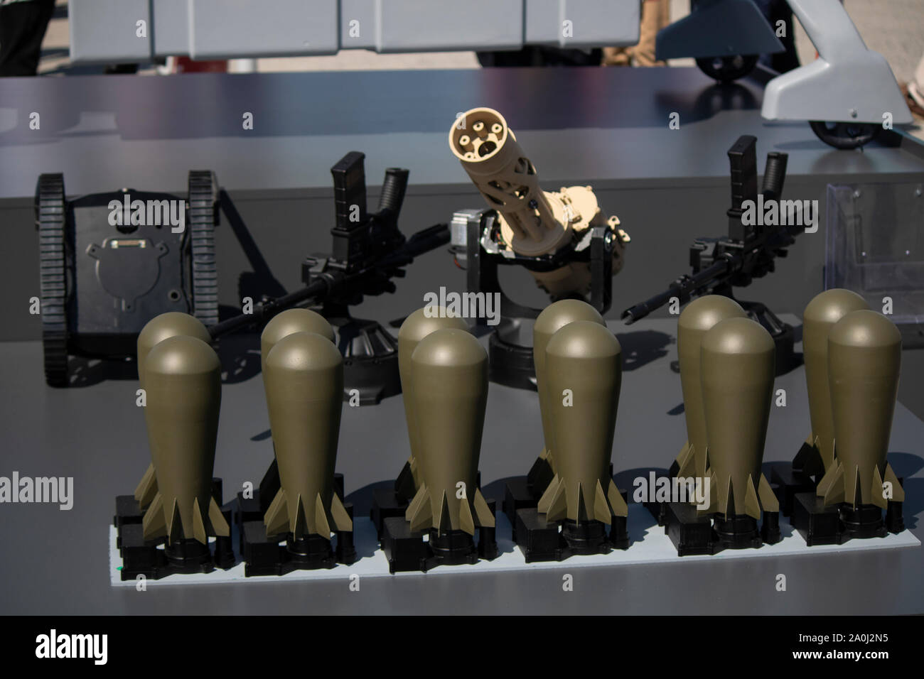 Istanbul, Turkey - September-18,2019: Small weapons that can be worn on ...