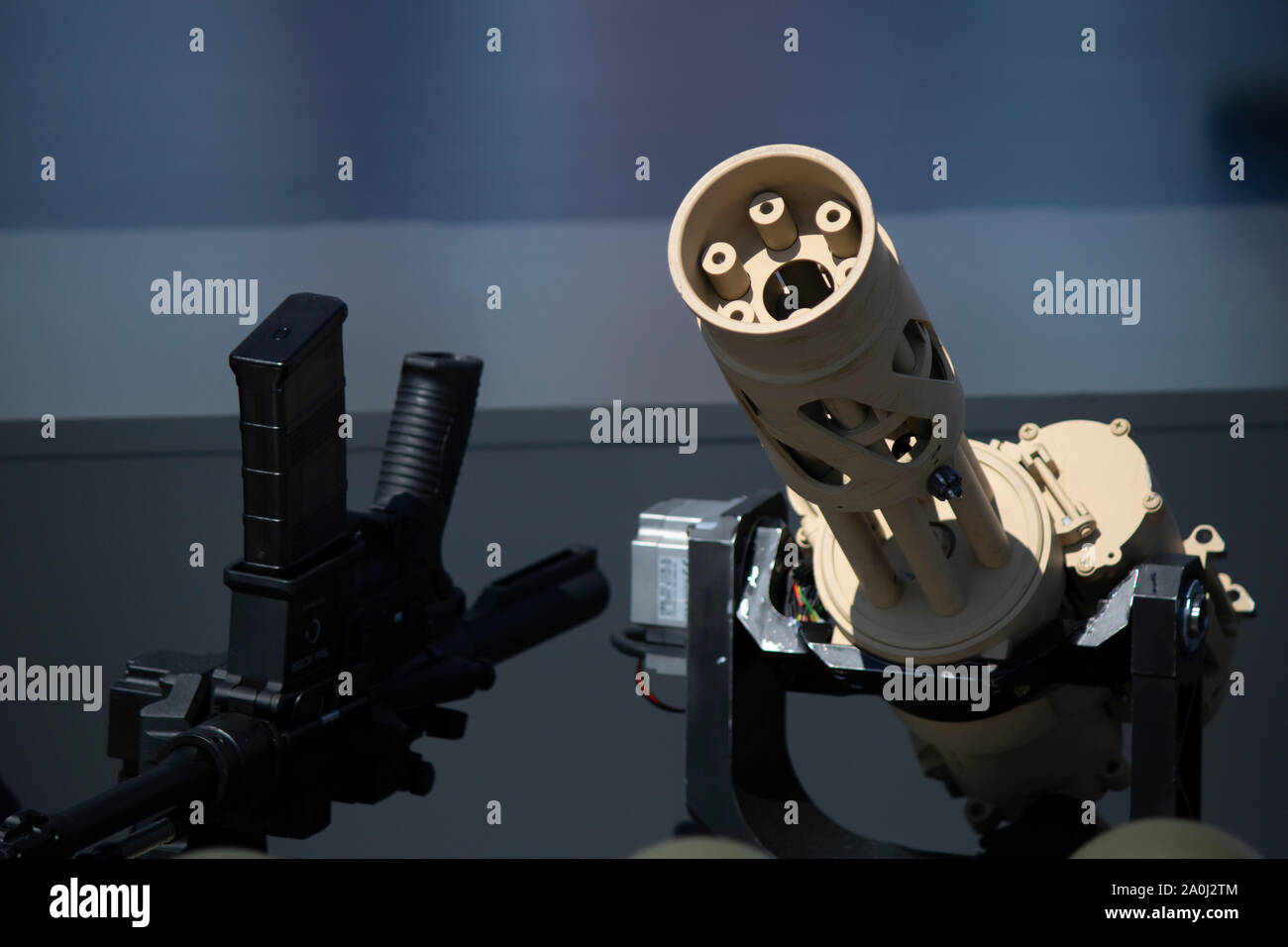 Istanbul, Turkey - September-18,2019: Small weapons that can be worn on ...