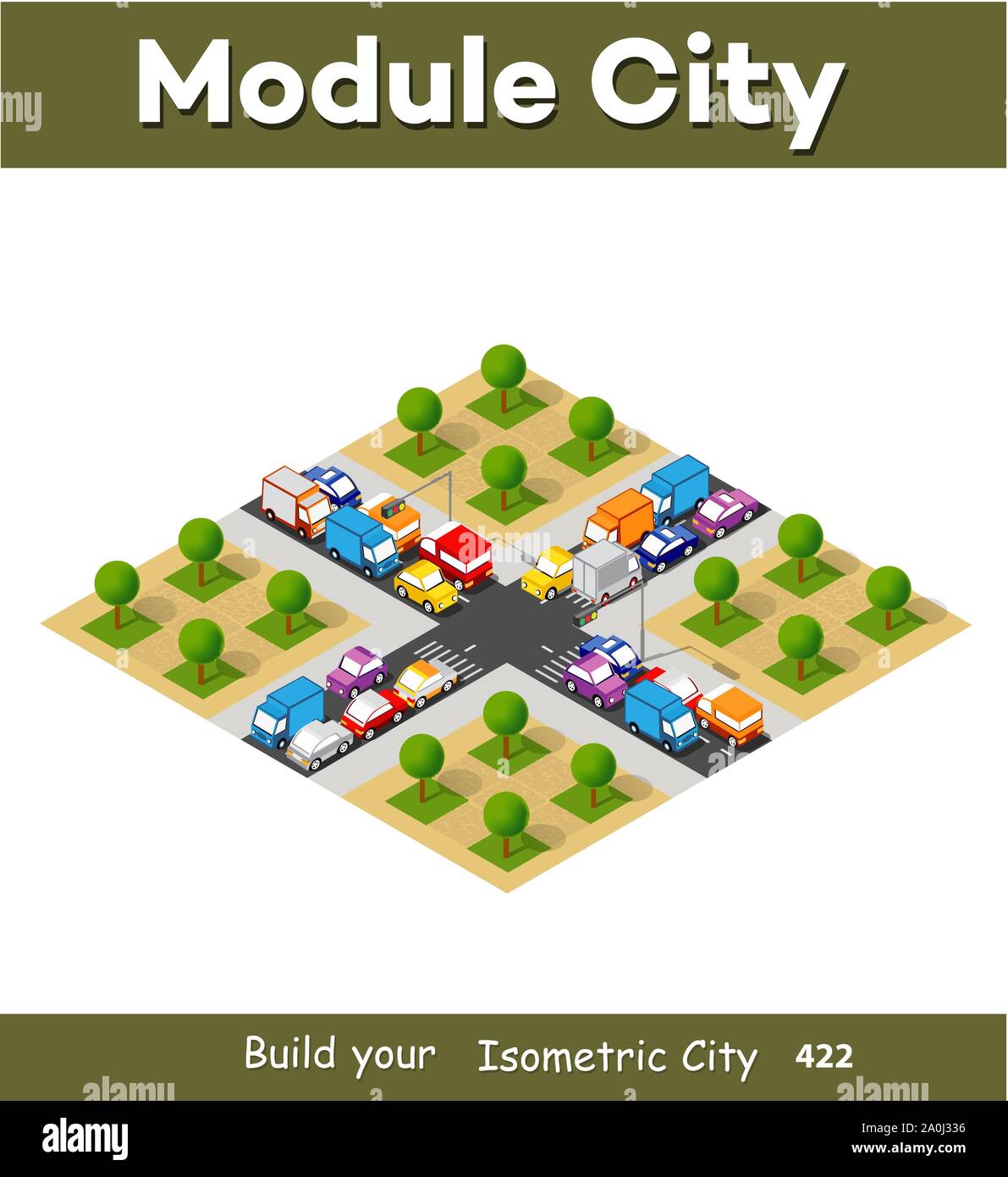 Isometric tree icon Stock Vector Images - Alamy