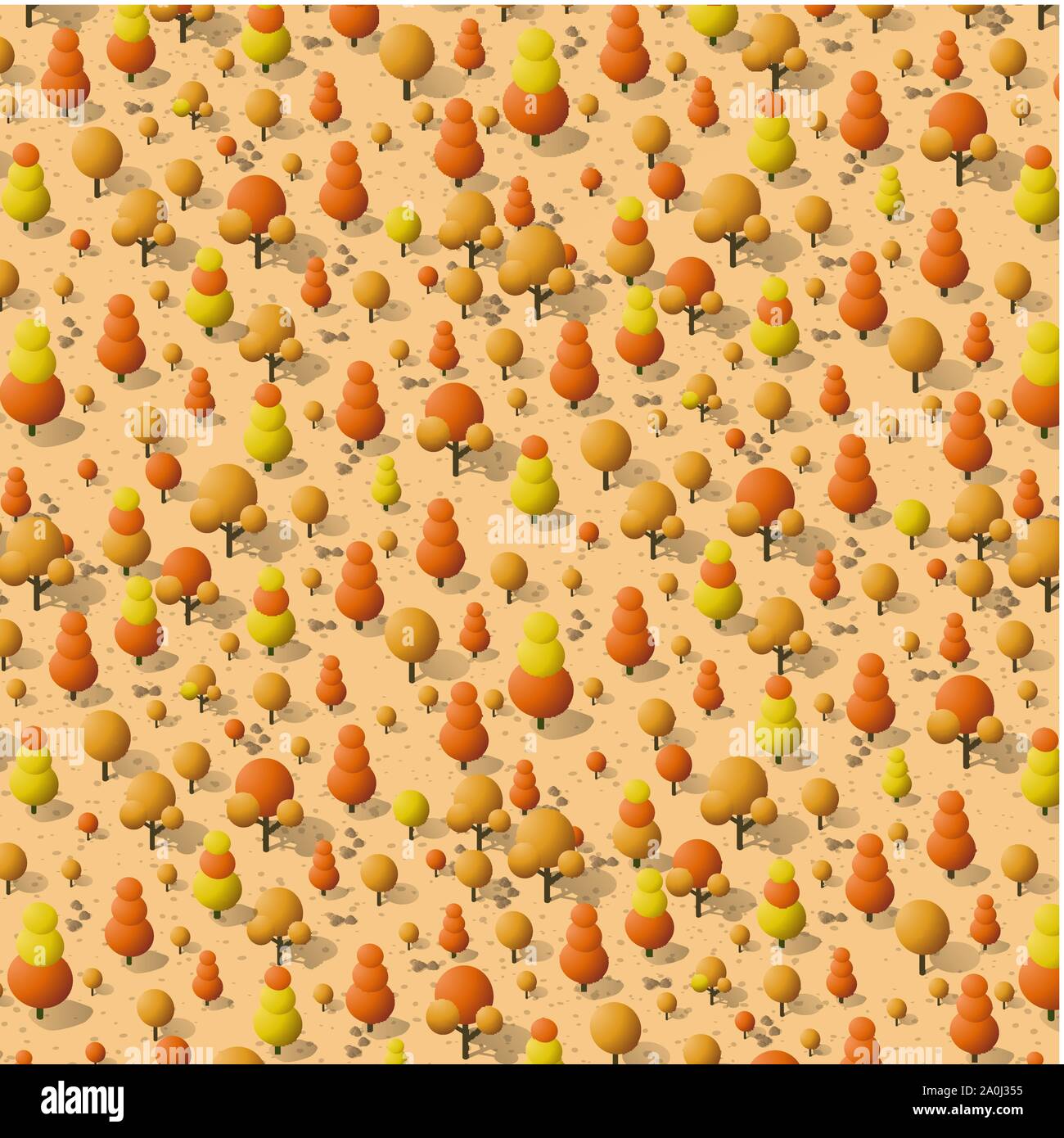 Isometric natural landscape palm hi-res stock photography and images ...