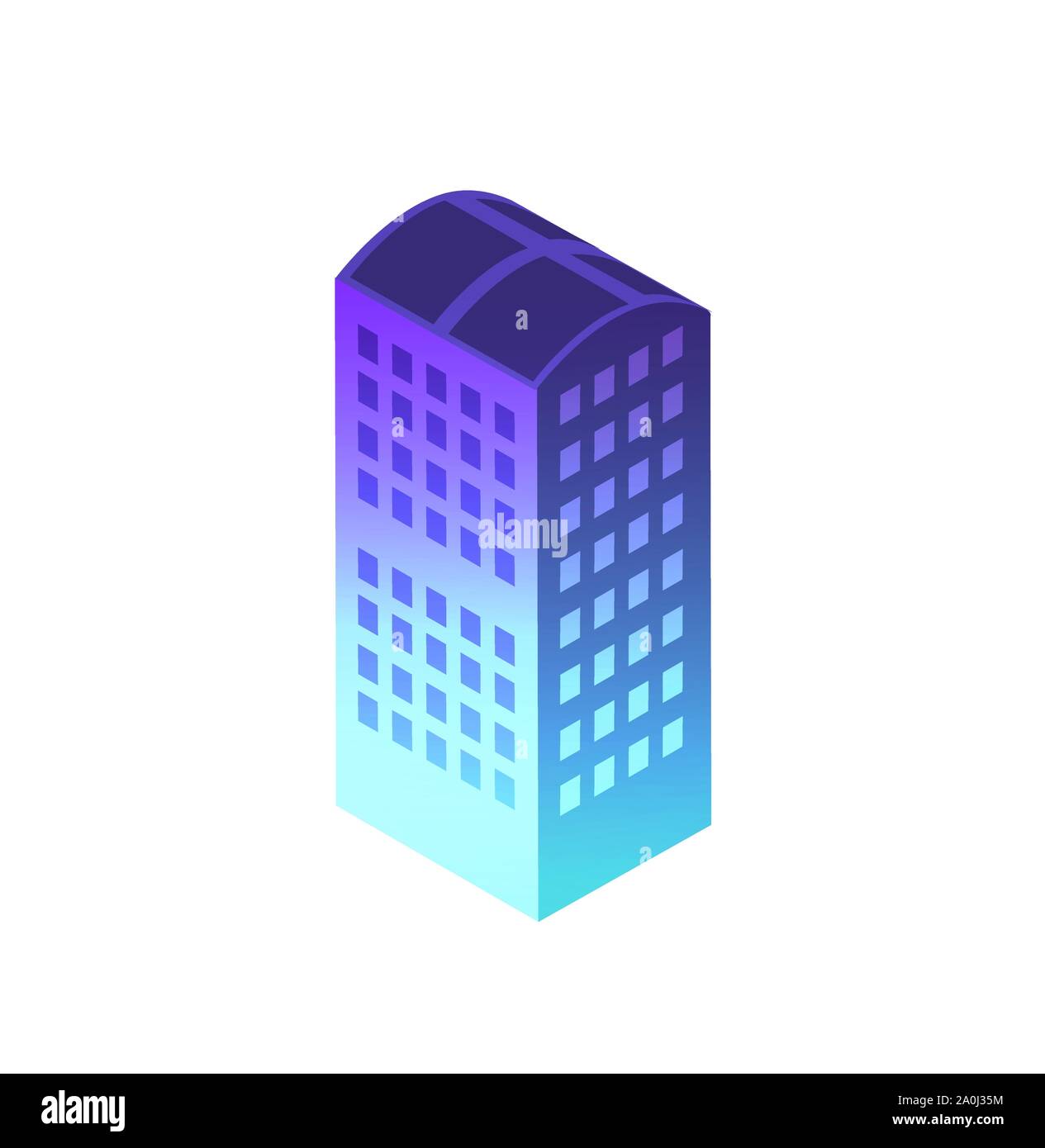 Smart town night city Cut Out Stock Images & Pictures - Alamy